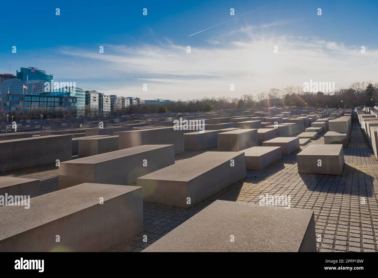 The Memorial to the Murdered Jews of Europe also known as the Holocaust ...