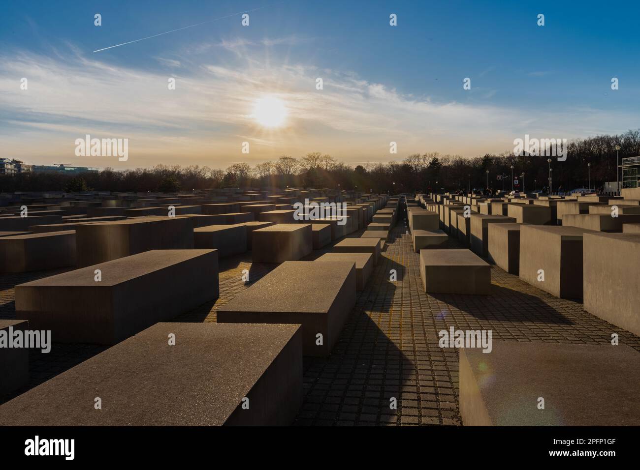 The Memorial to the Murdered Jews of Europe also known as the Holocaust ...