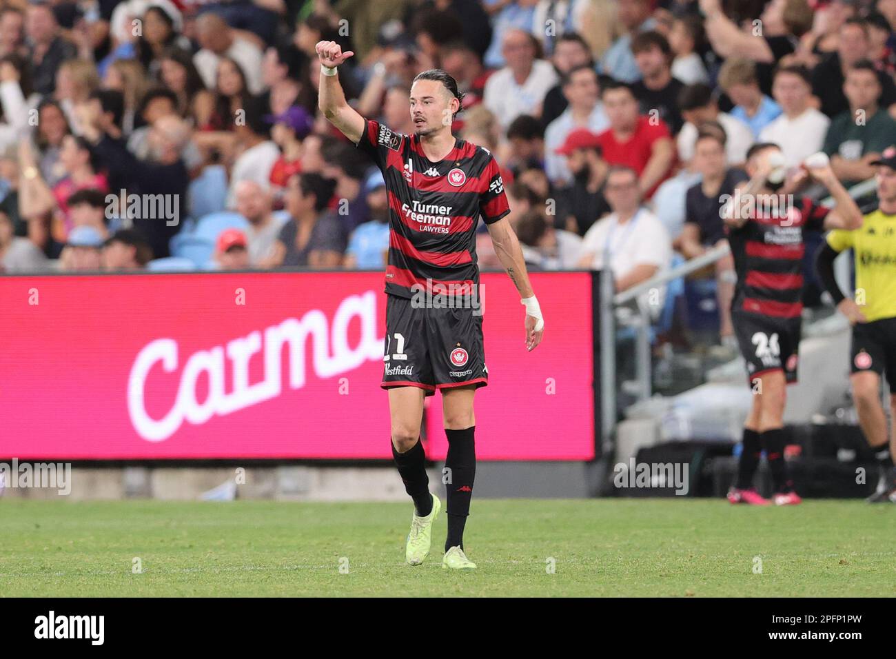 Sydney, Australia. 18th Mar, 2023. Amor Layouni of Western Sydney ...