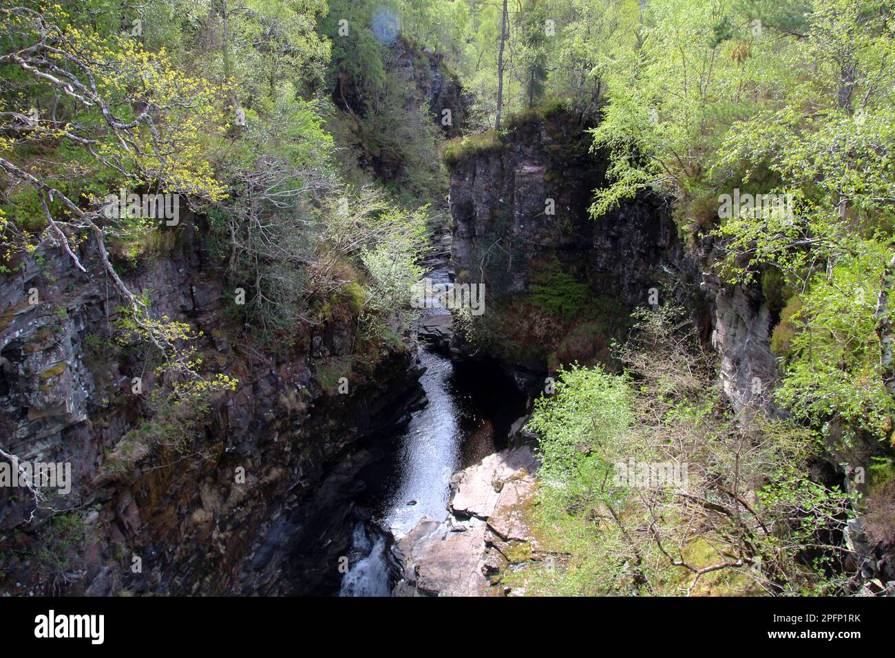 Corrieshalloch Gorge in the Scottish Highlands-Scotland Stock Photo - Alamy