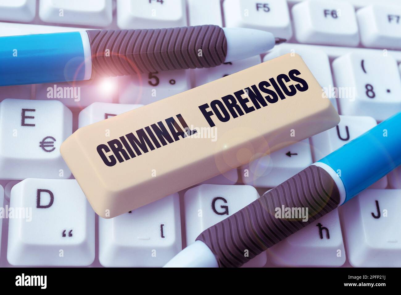Text showing inspiration Criminal Forensics. Business idea Federal ...