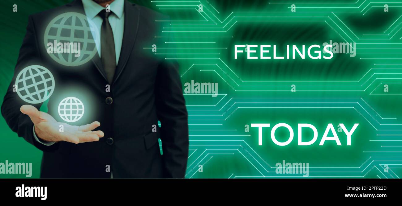 Inspiration showing sign Feelings. Business overview causing happy ...