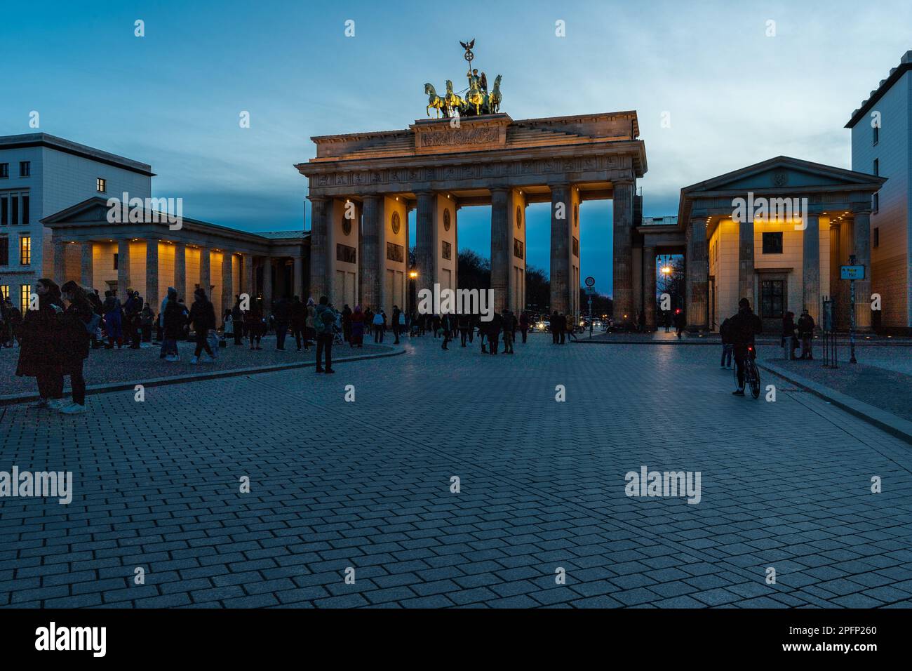 The Brandenburg Gate is one of Berlin's most important monuments, a ...