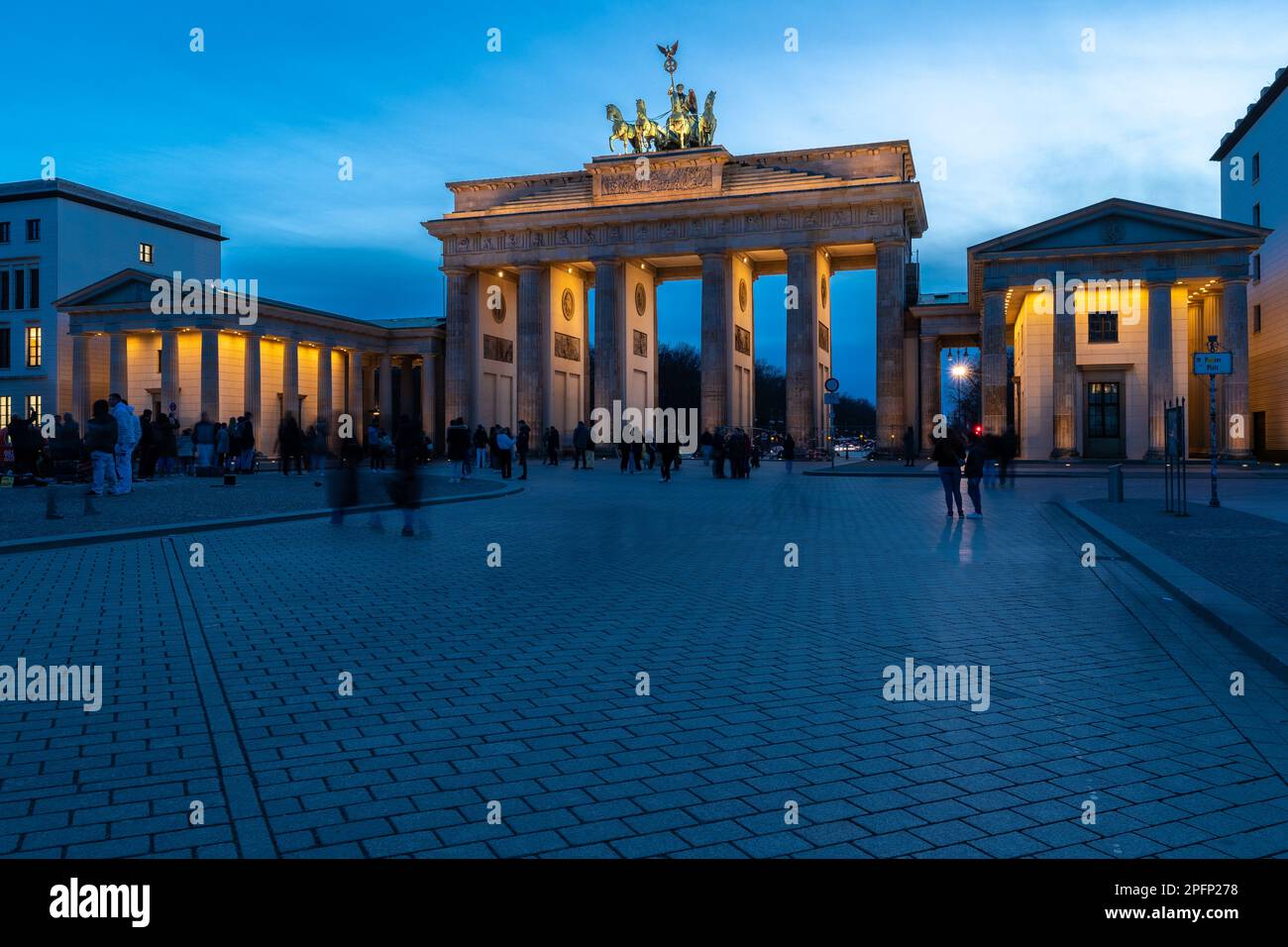 The Brandenburg Gate is one of Berlin's most important monuments, a ...