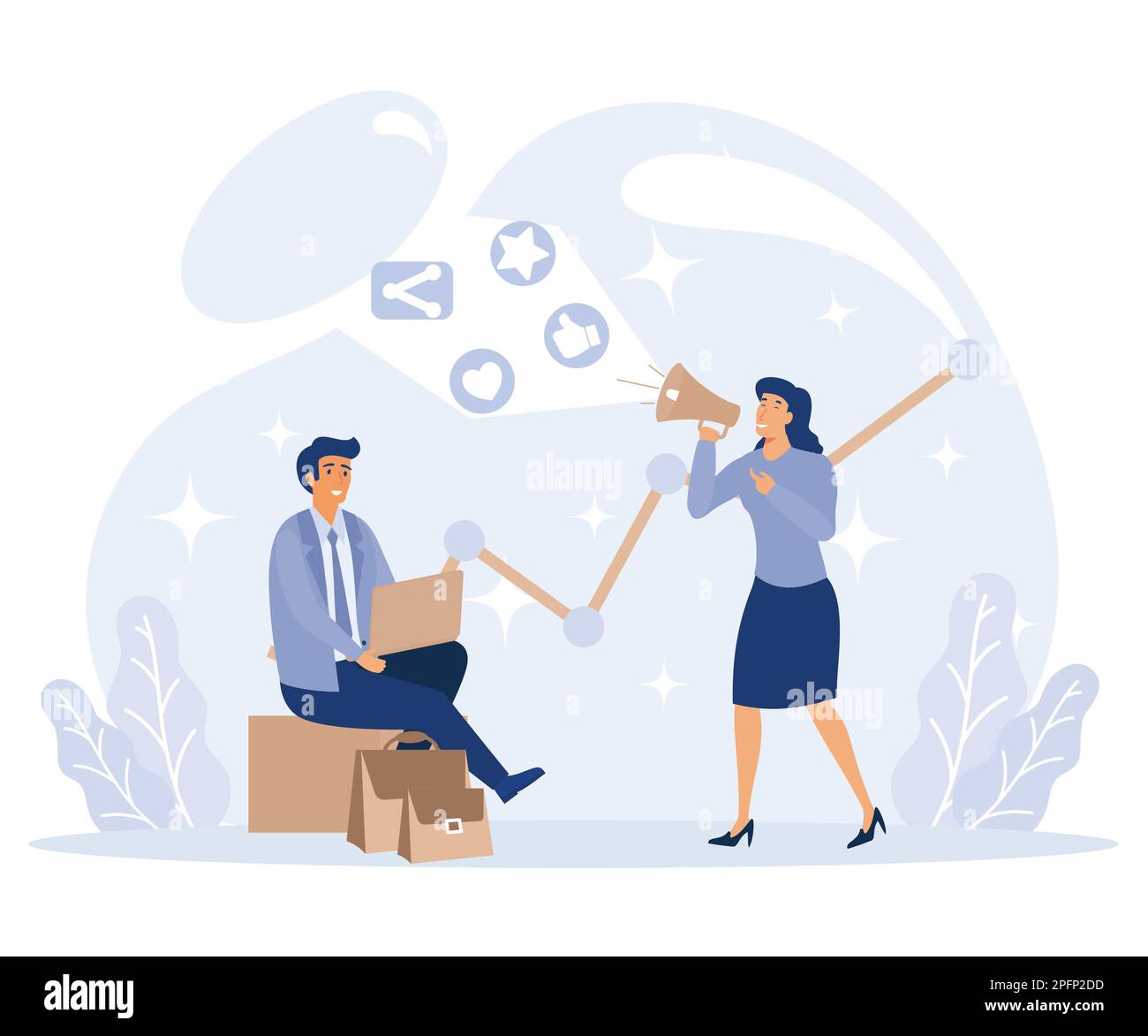 Sales boost Stock Vector Images - Alamy