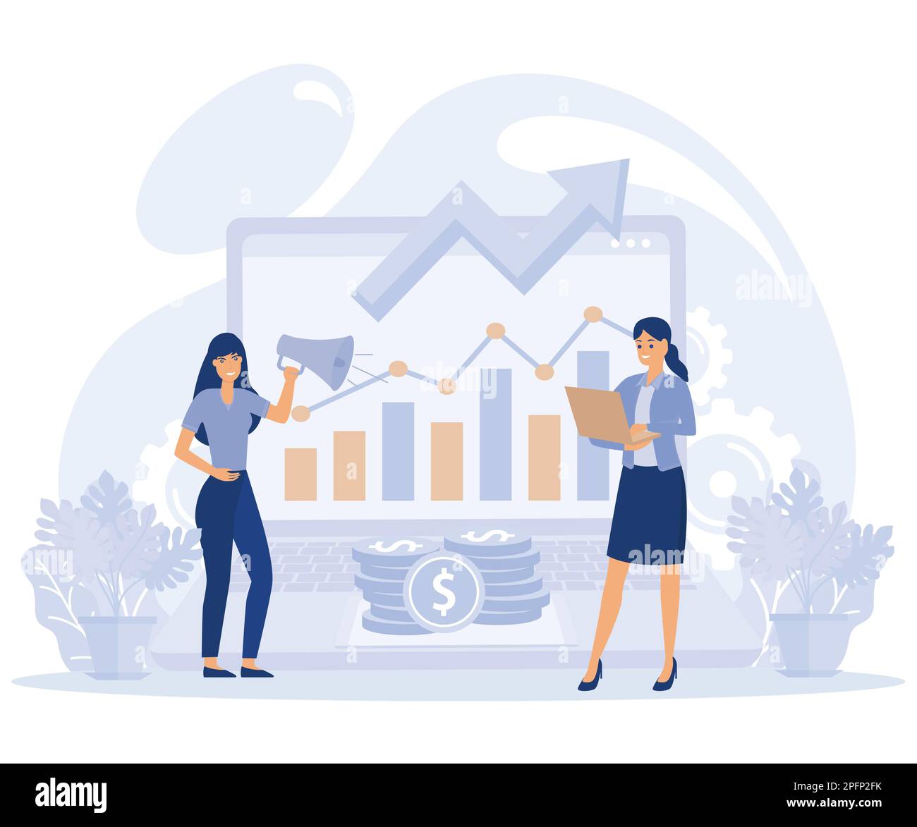 Global marketing strategy concept, Marketing team, target affiliate ...