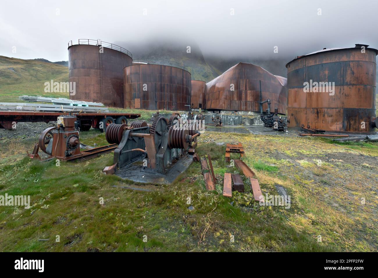 South Georgia, Grytviken Stock Photo - Alamy