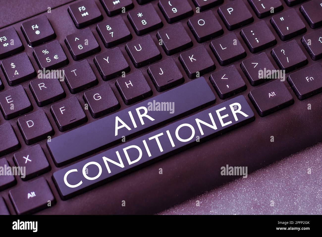 Handwriting text Air Conditioner. Internet Concept apparatus for ...