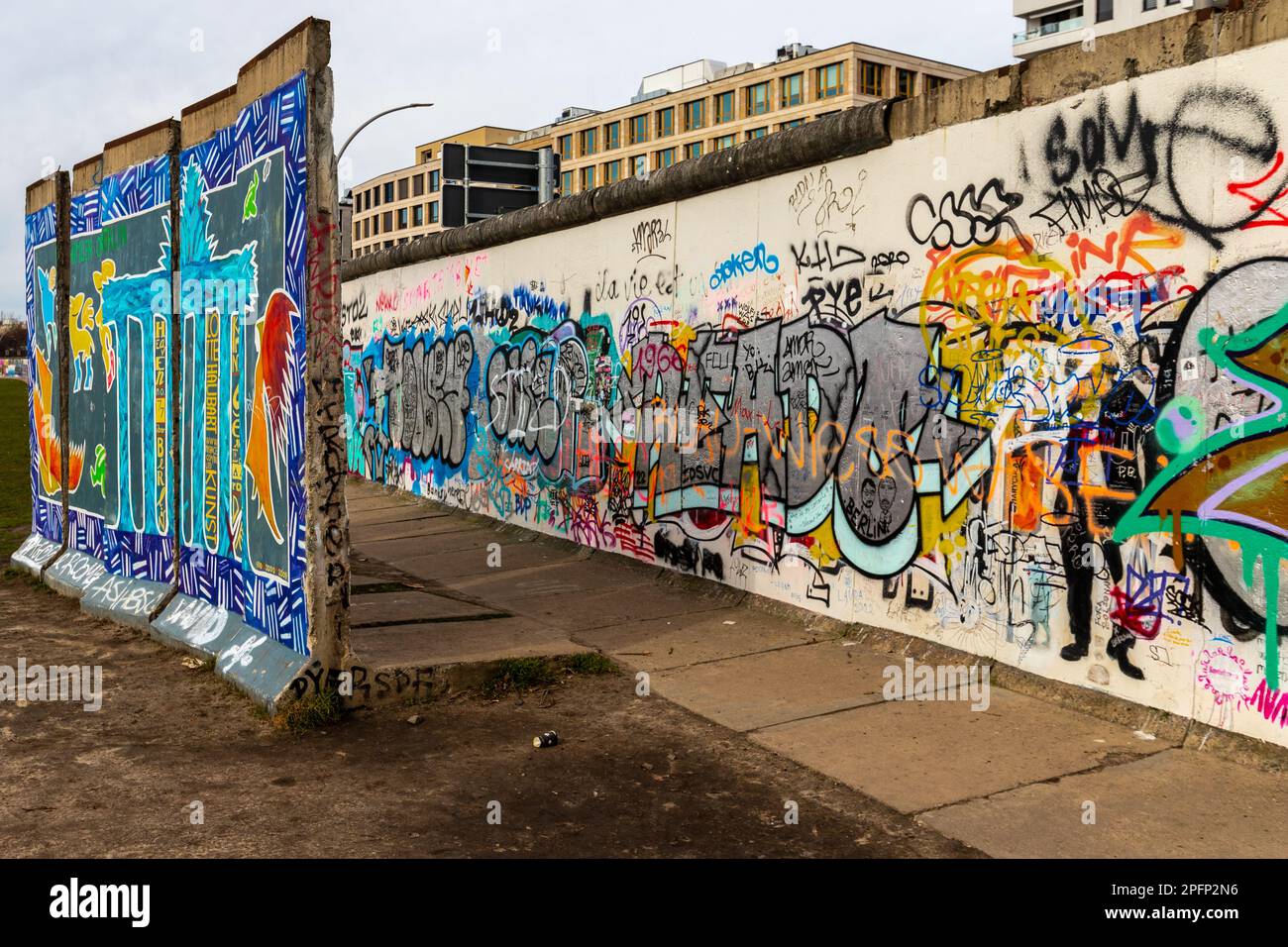 The East Side Gallery memorial in Berlin-Friedrichshain is a permanent ...