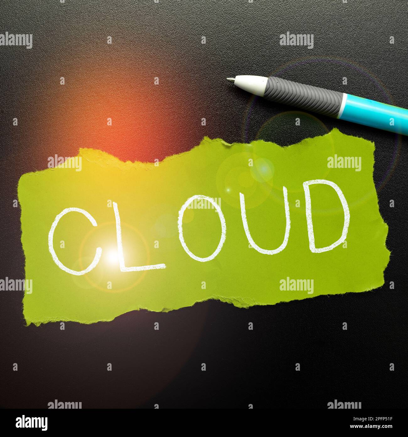 Conceptual caption Cloud. Concept meaning visible mass of condensed ...
