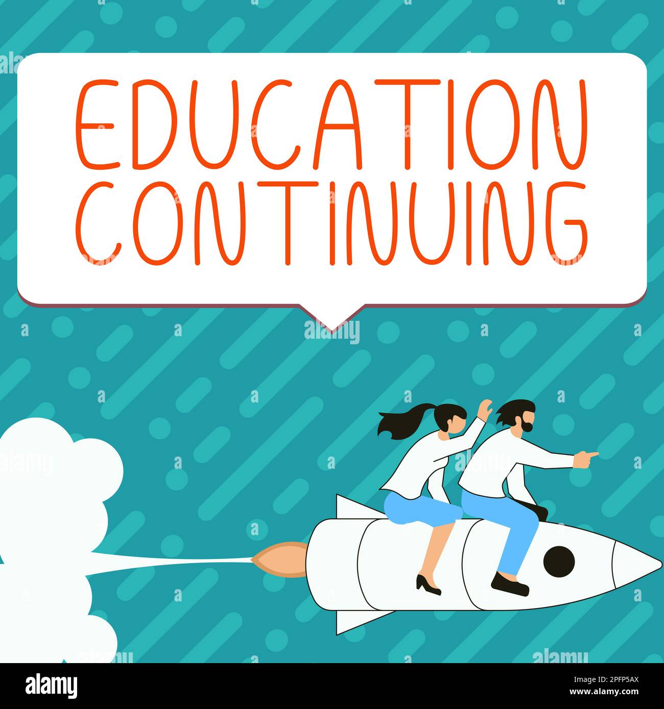 Hand writing sign Education Continuing. Concept meaning acquisition of ...