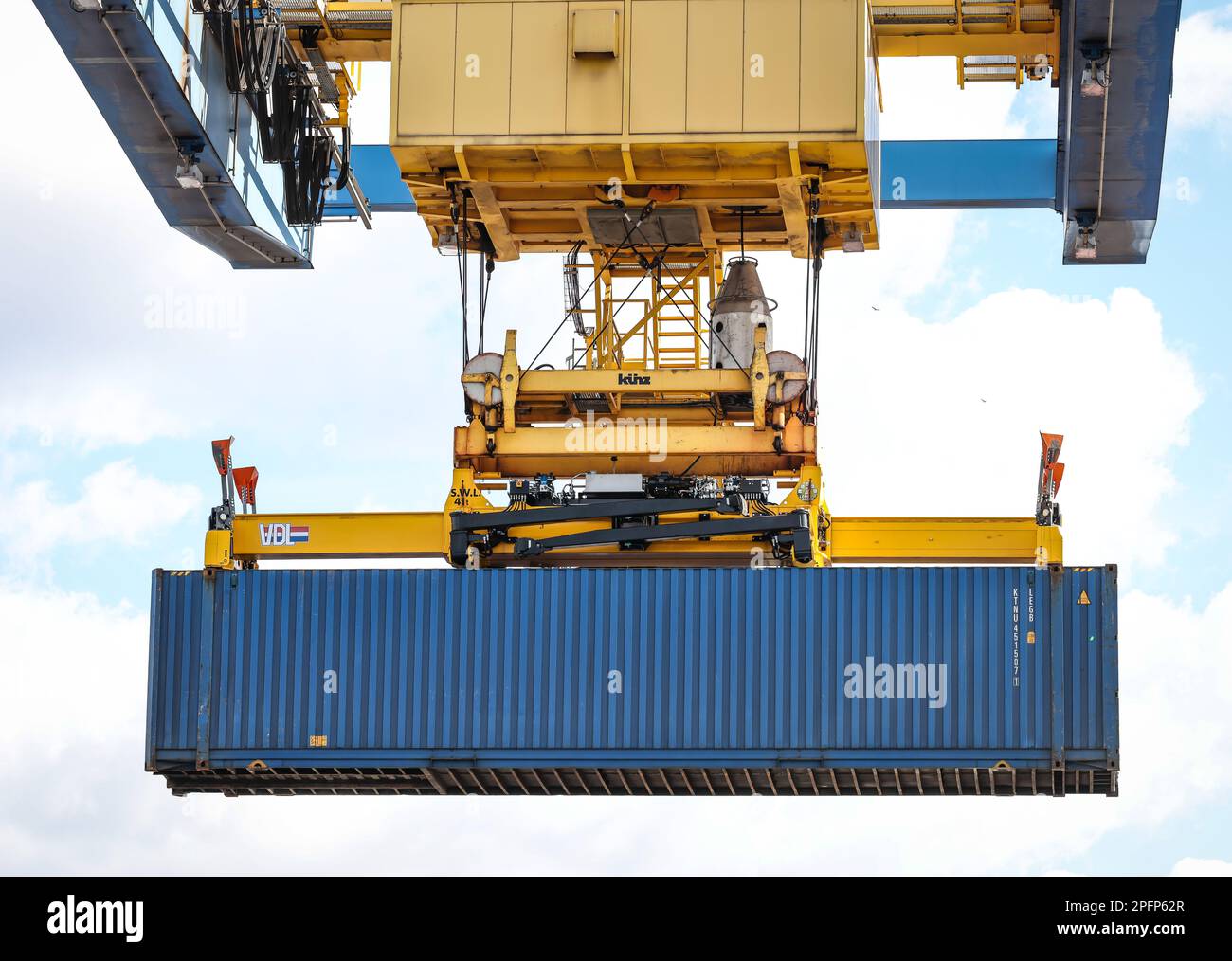 Duisburg, North Rhine-Westphalia, Germany - Containers in the Port of ...