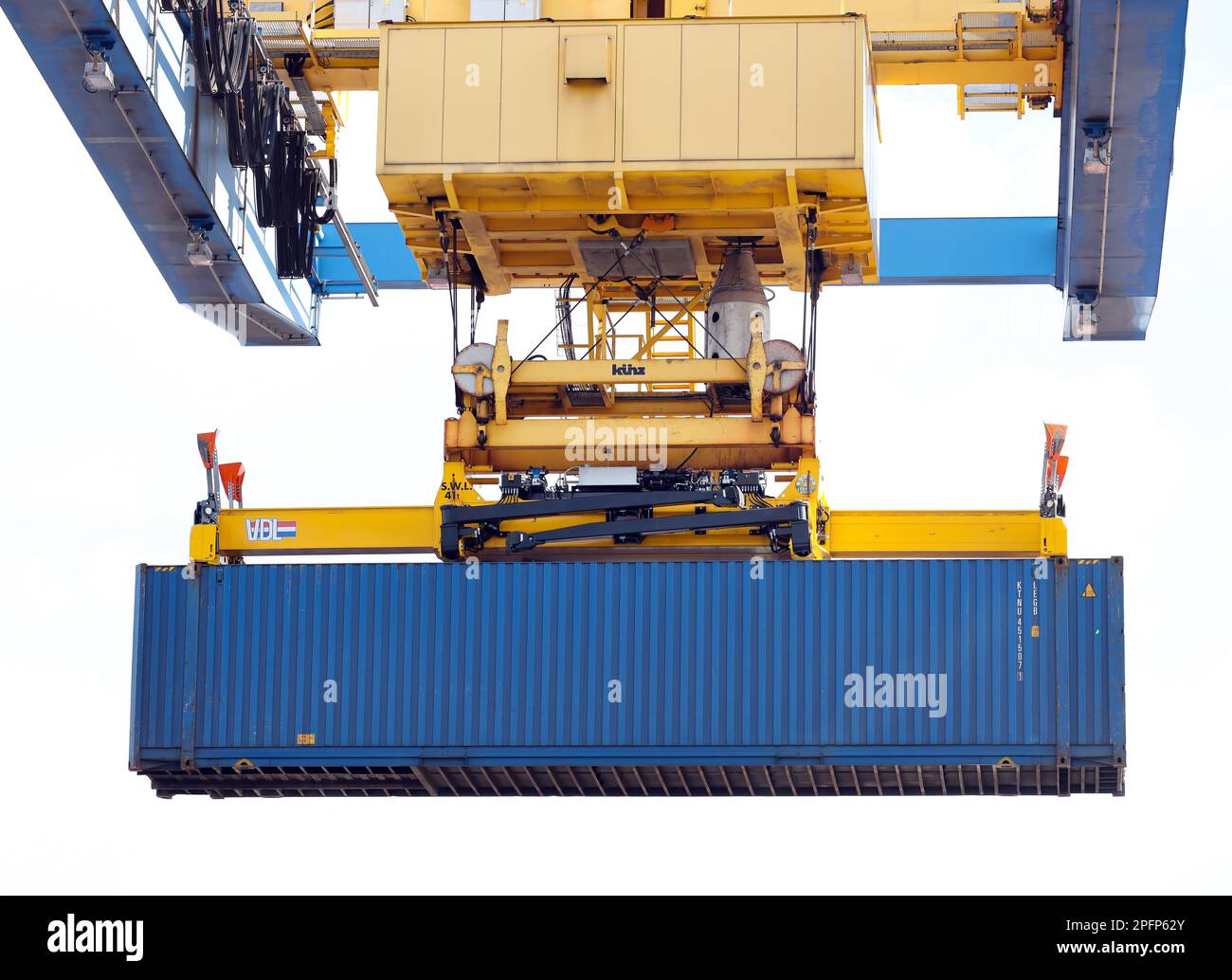 Duisburg, North Rhine-Westphalia, Germany - Containers in the Port of ...