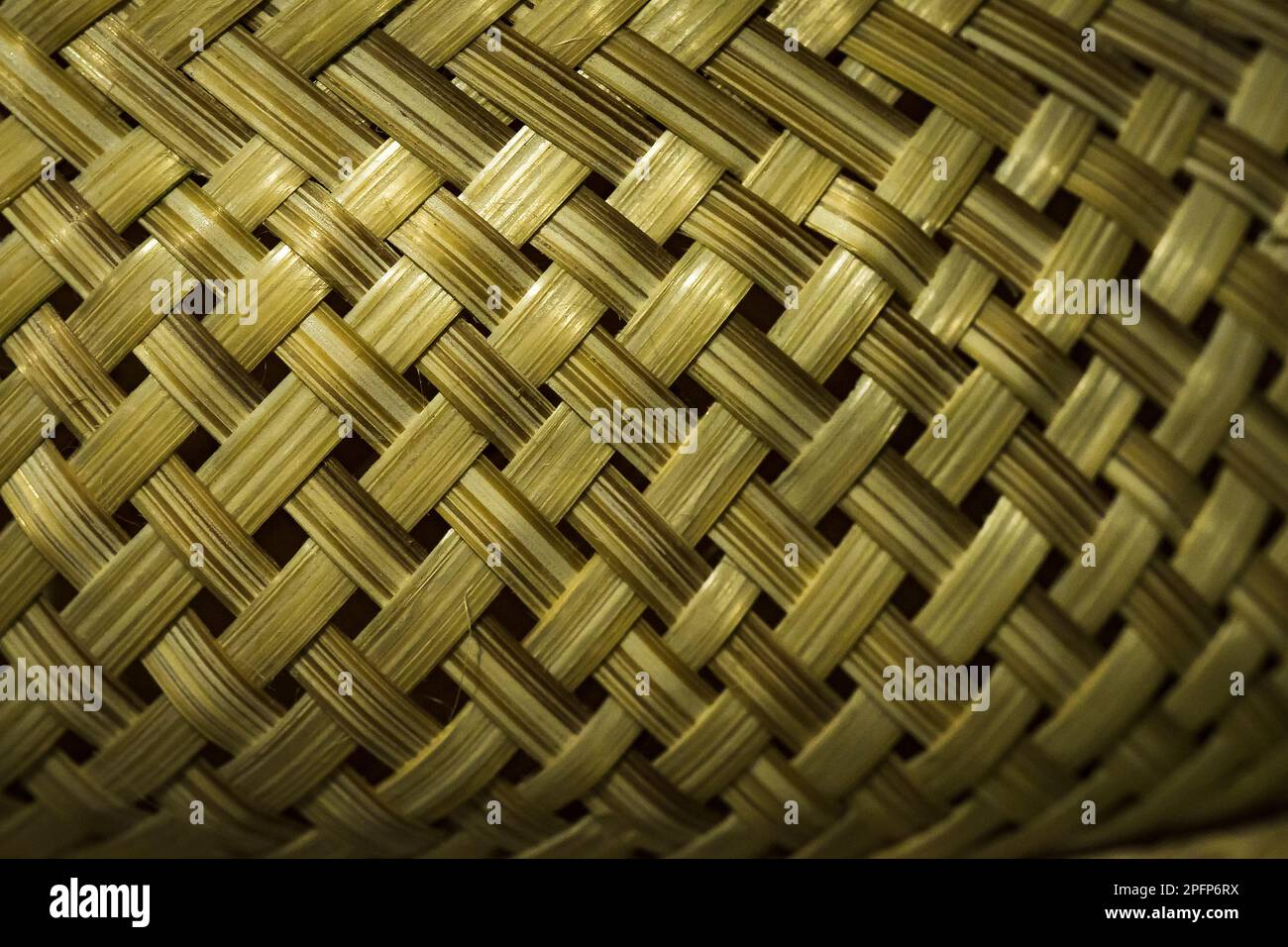 Bamboo weaving, wickerwork, woven bamboo pattern Stock Photo - Alamy