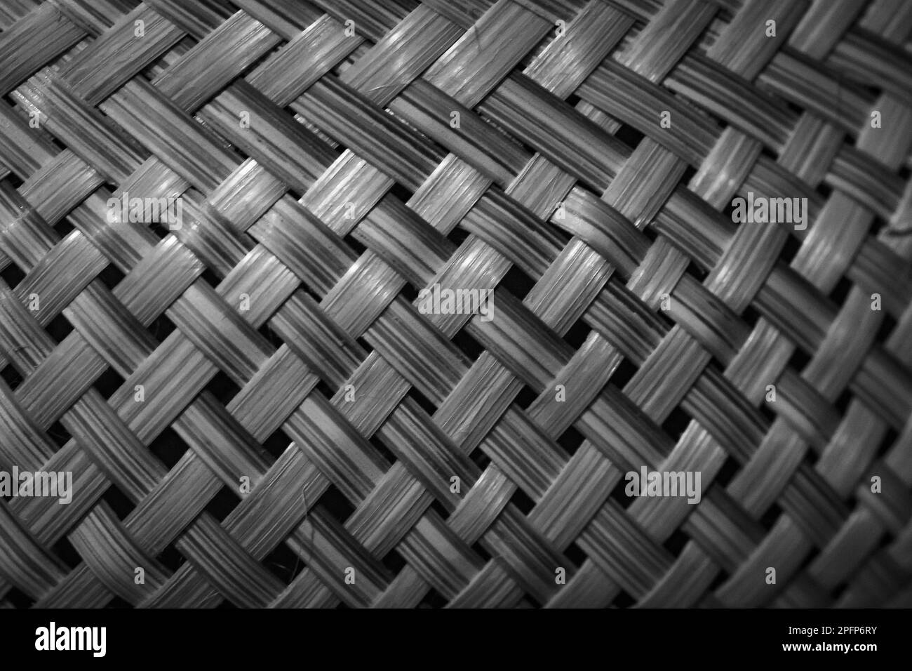 Bamboo weaving, wickerwork, woven bamboo pattern Stock Photo - Alamy