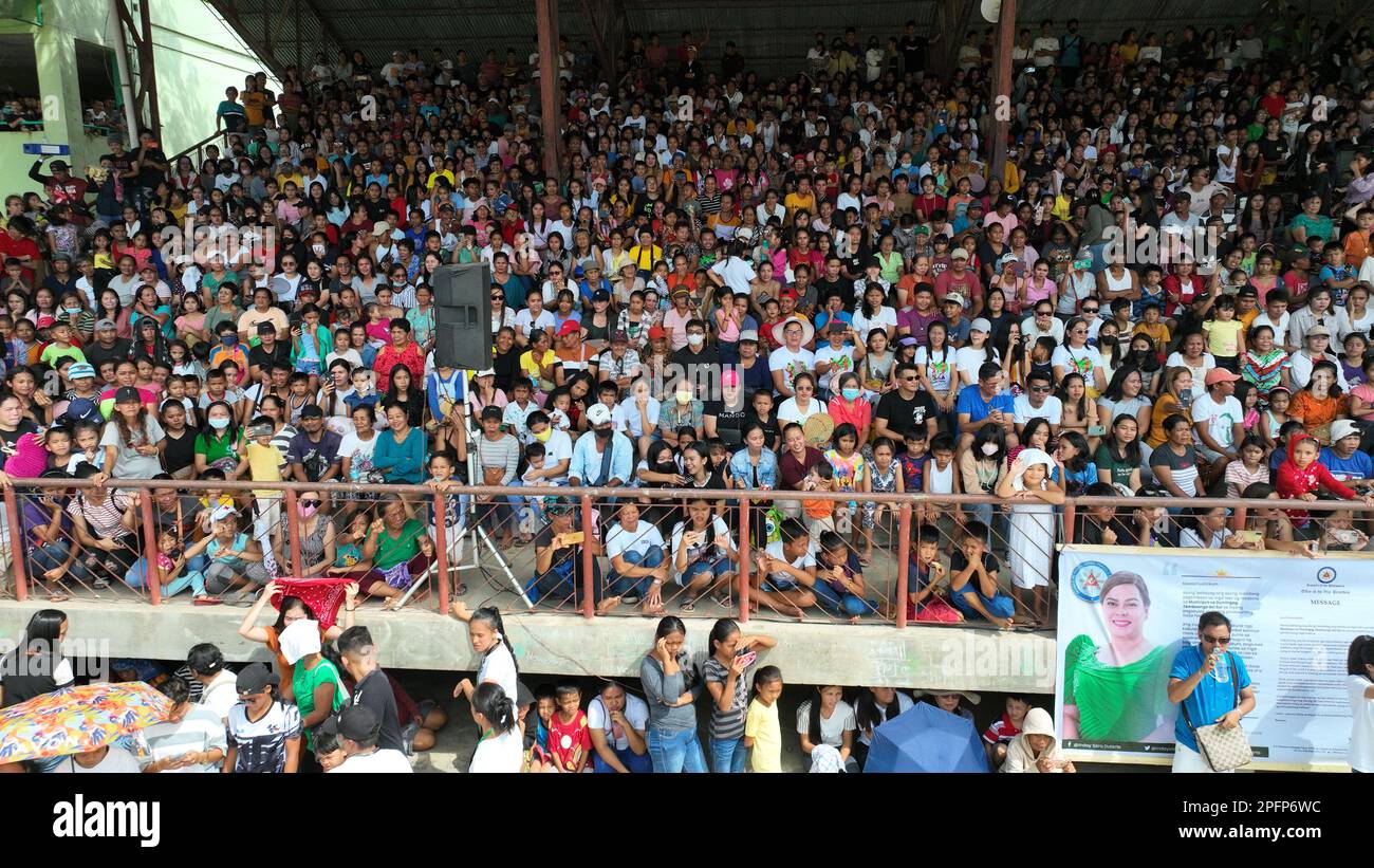 Dumingag, Philippines. 18th March, 2023. Residents of Dumingag ...