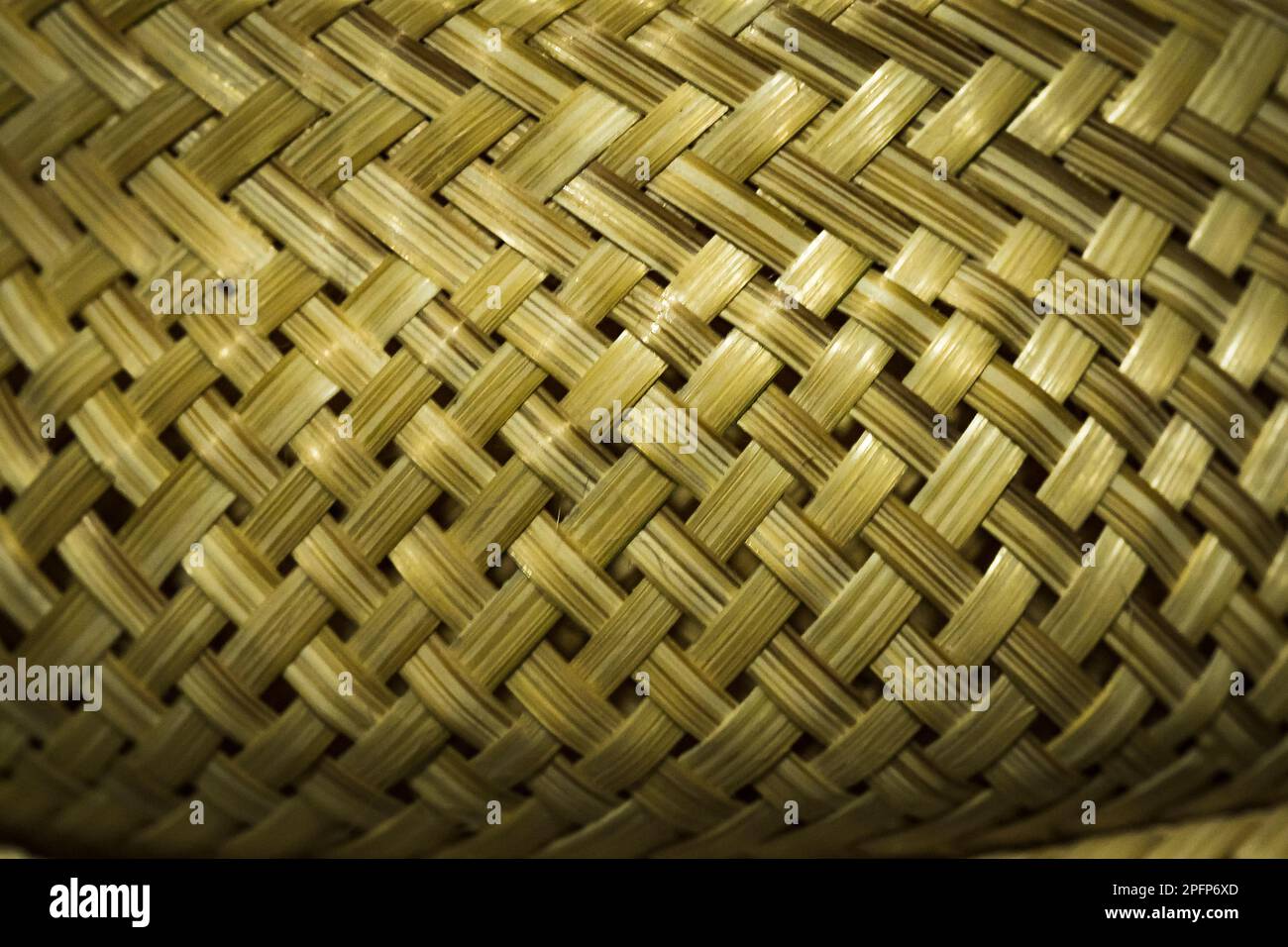 Bamboo weaving, wickerwork, woven bamboo pattern Stock Photo - Alamy