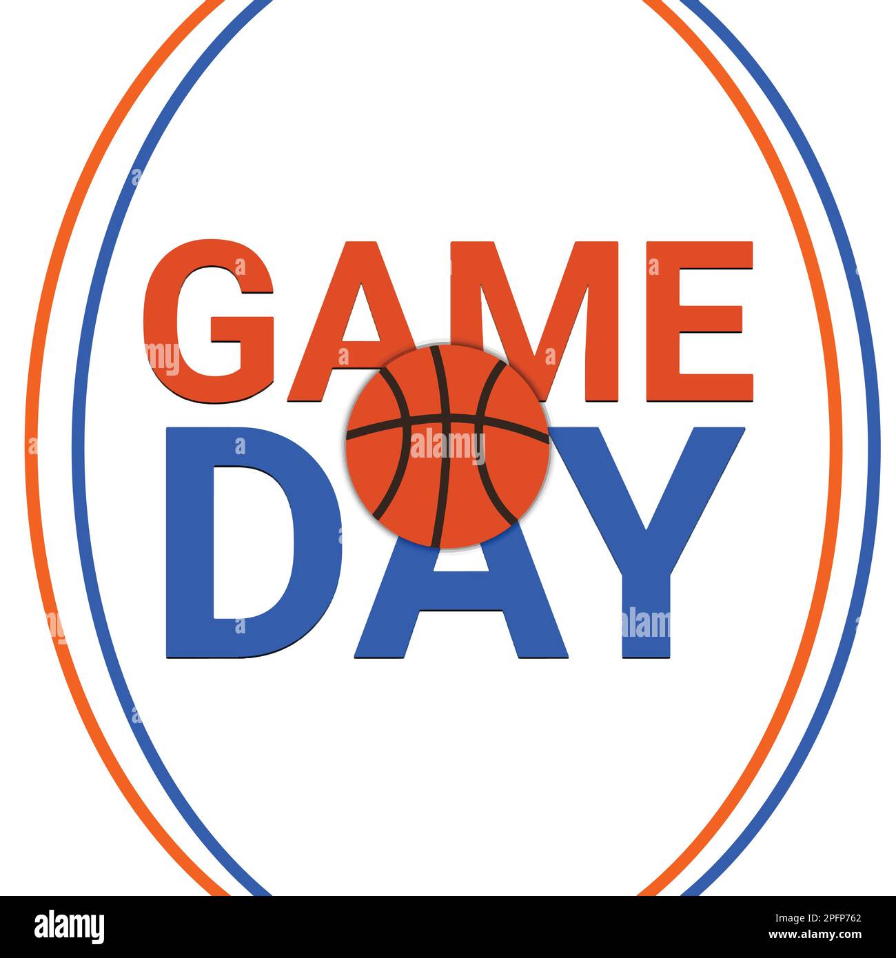 Game Day retro pop art banner. Annual Basketball Tournament. Sport ball ...