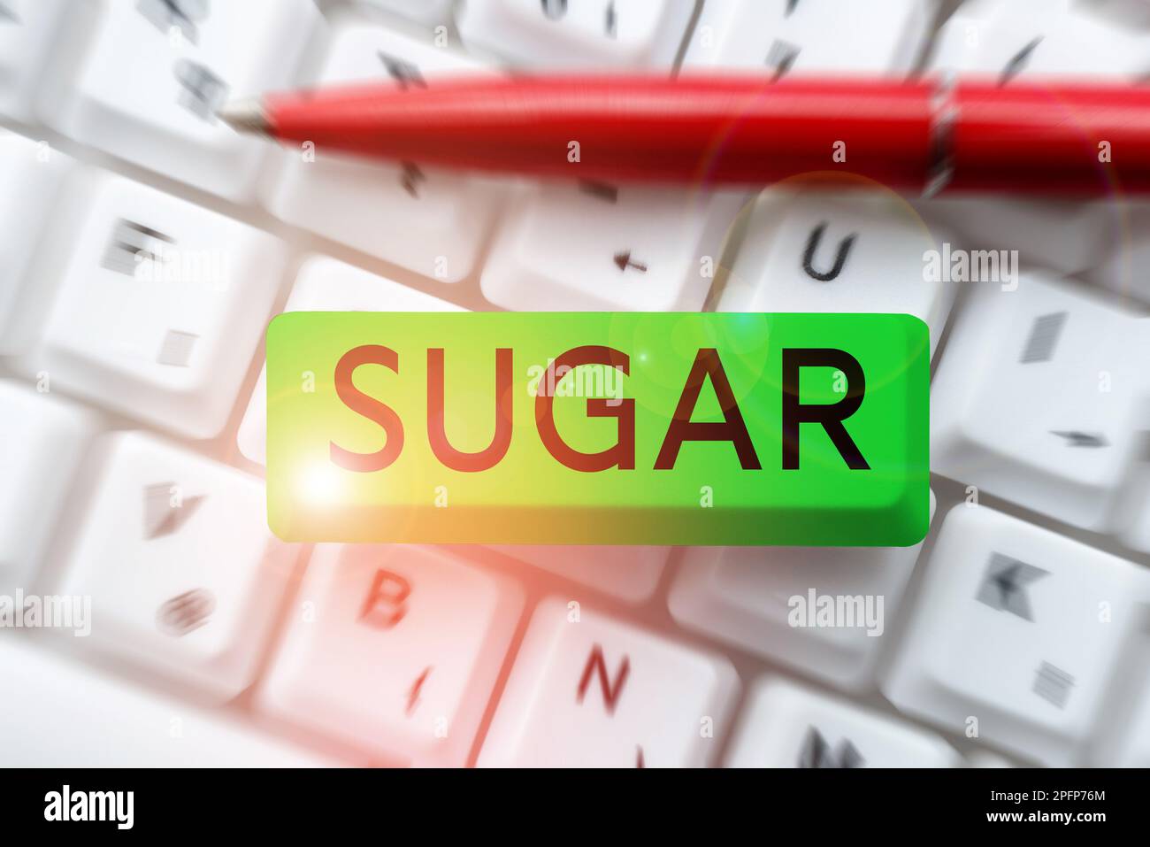 Hand writing sign Sugar. Concept meaning sweet crystalline substance ...