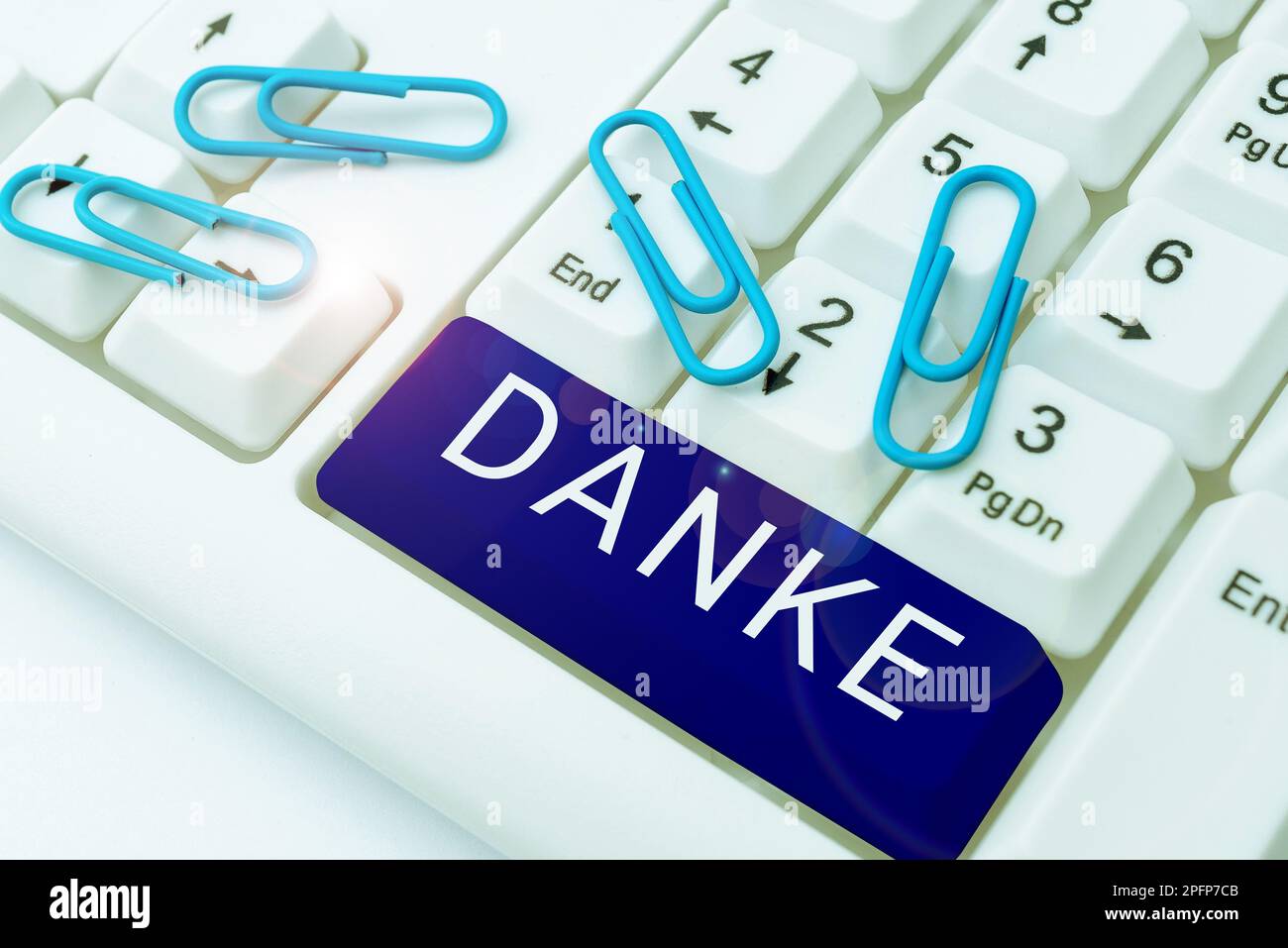 Sign displaying Danke. Concept meaning used as informal way of saying ...