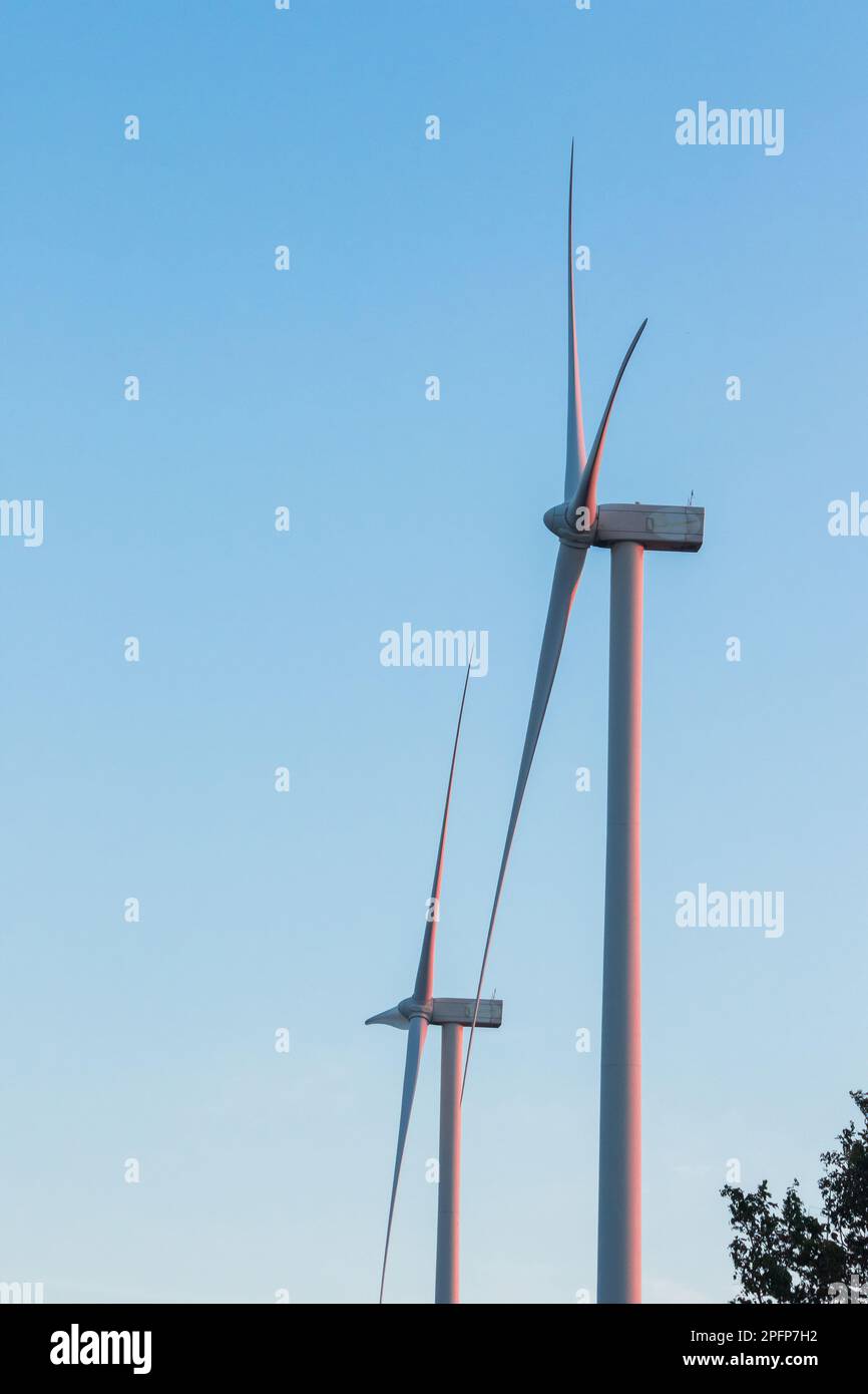A wind turbine is a machine that can receive and convert the kinetic ...