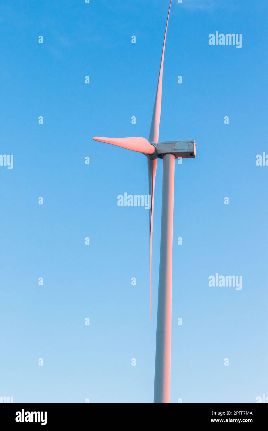 A wind turbine is a machine that can receive and convert the kinetic ...