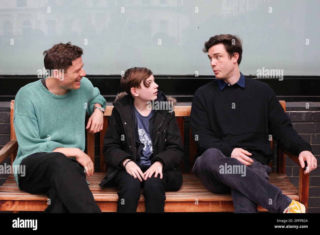 London, UK. March 18, 2023. Actor James Norton (left) and comedian Ed ...