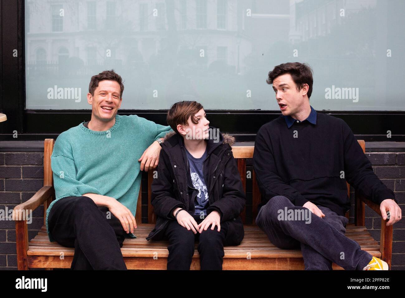 London, UK. March 18, 2023. Actor James Norton (left) and comedian Ed ...