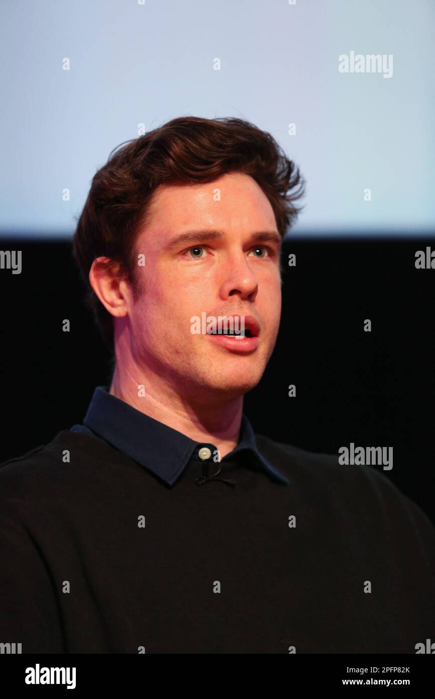 London, UK. March 18, 2023. Comedian Ed Gamble pictured at the TAD ...