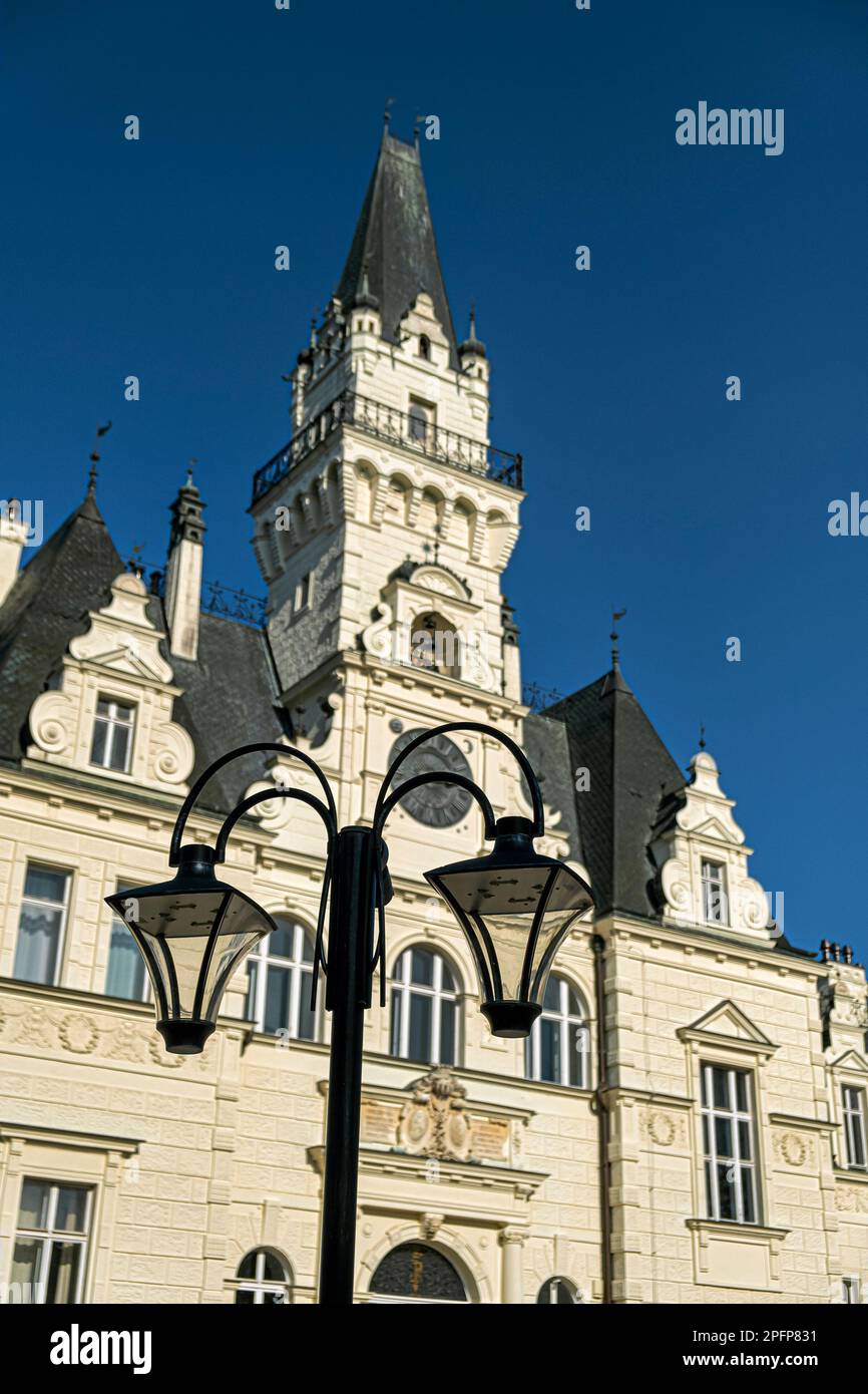 Beautiful Budmerice castle in Slovak republic. Architectural theme ...