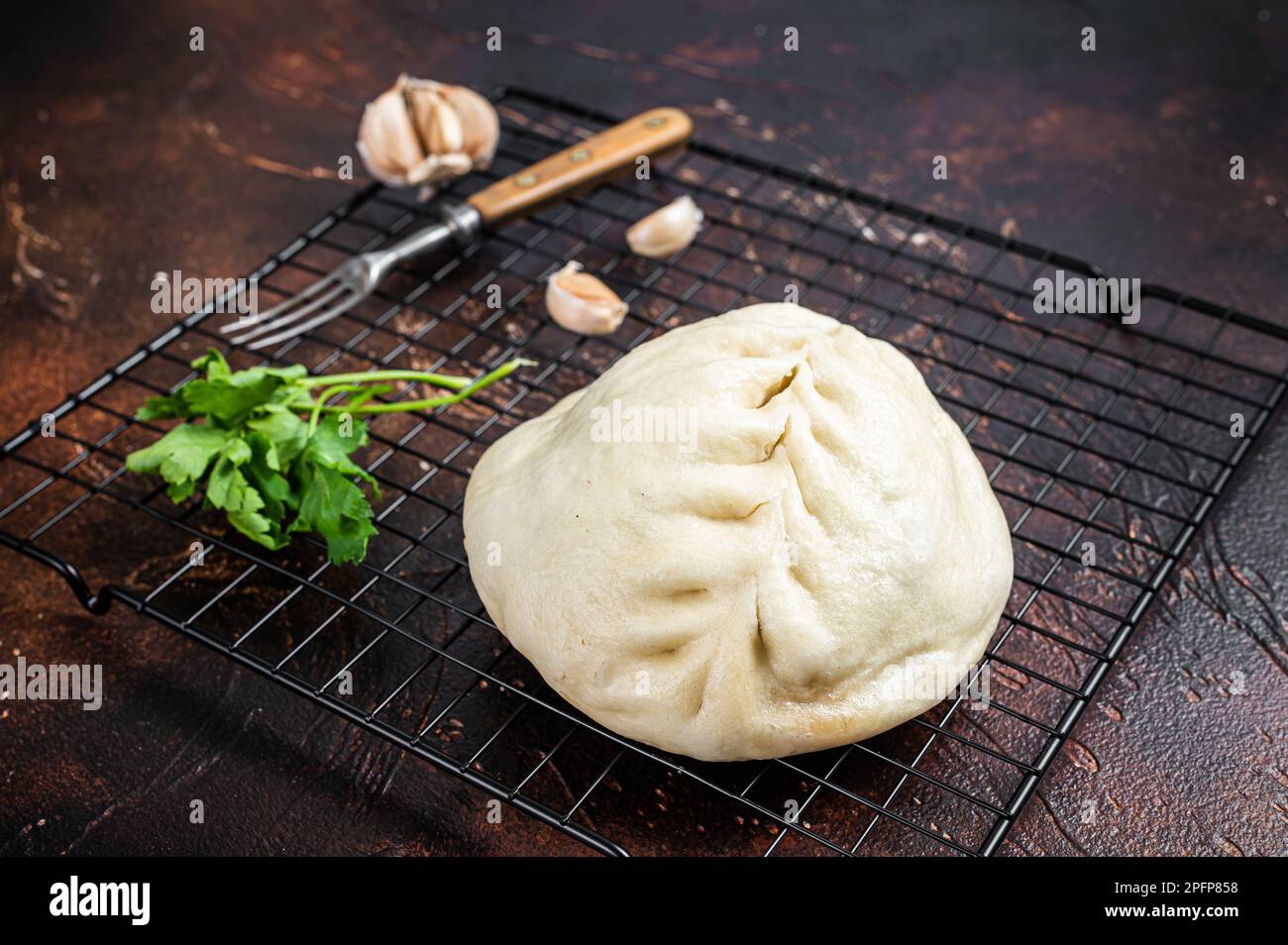Pyan-se, Pyanse - Traditional Korean steamed pie bun with vegetable and ...