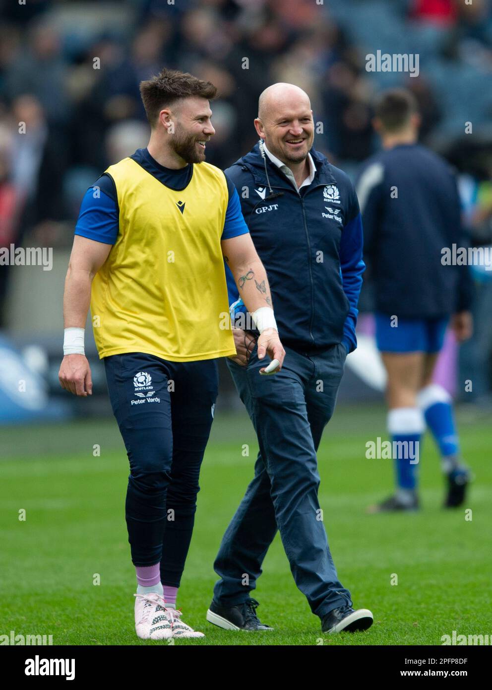 18th March 2023: Guinness Six Nations 2023. Ali Price of Scotland with ...