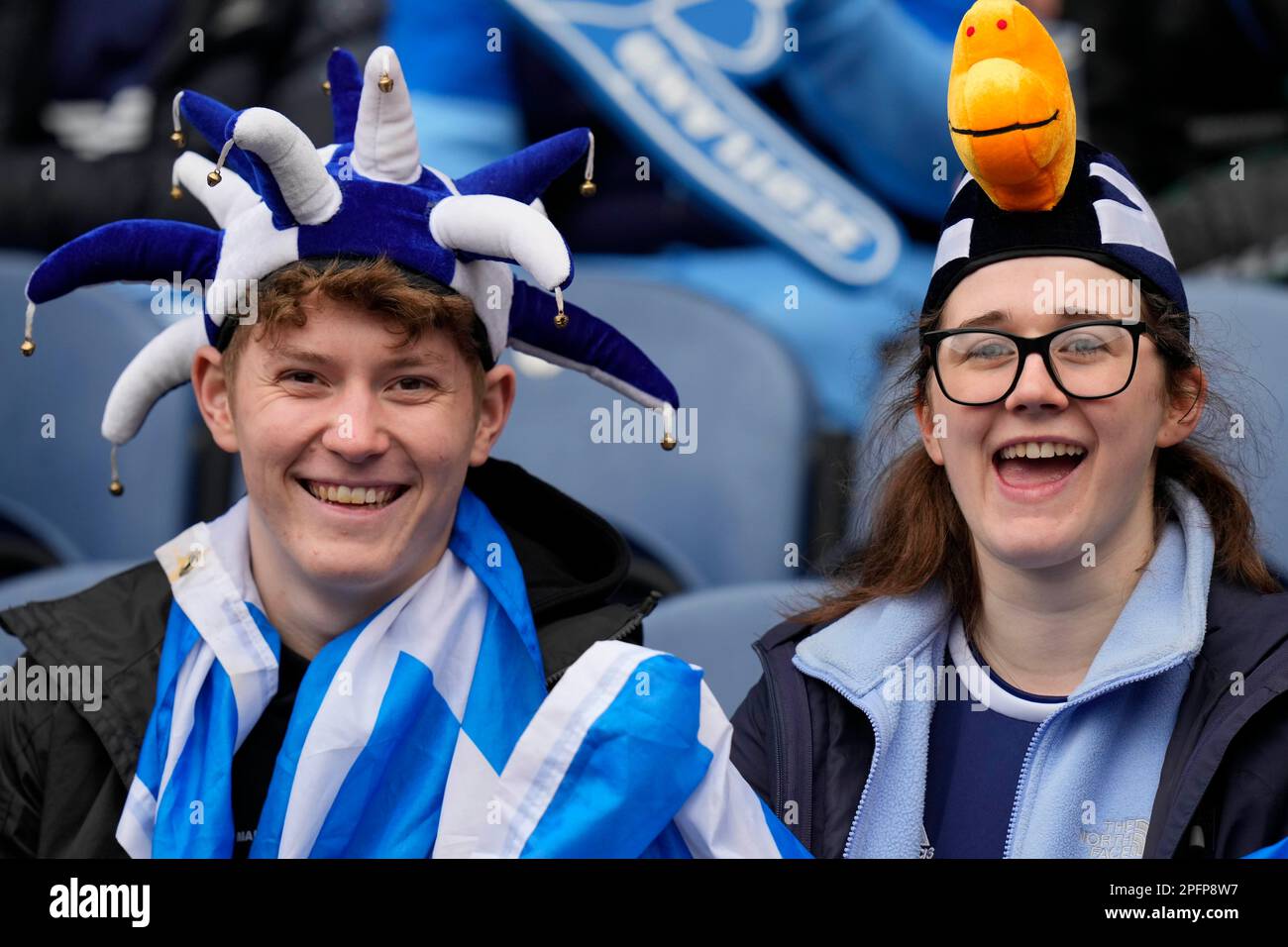 Scotland fans during the 2023 Guinness 6 Nations match Scotland vs ...