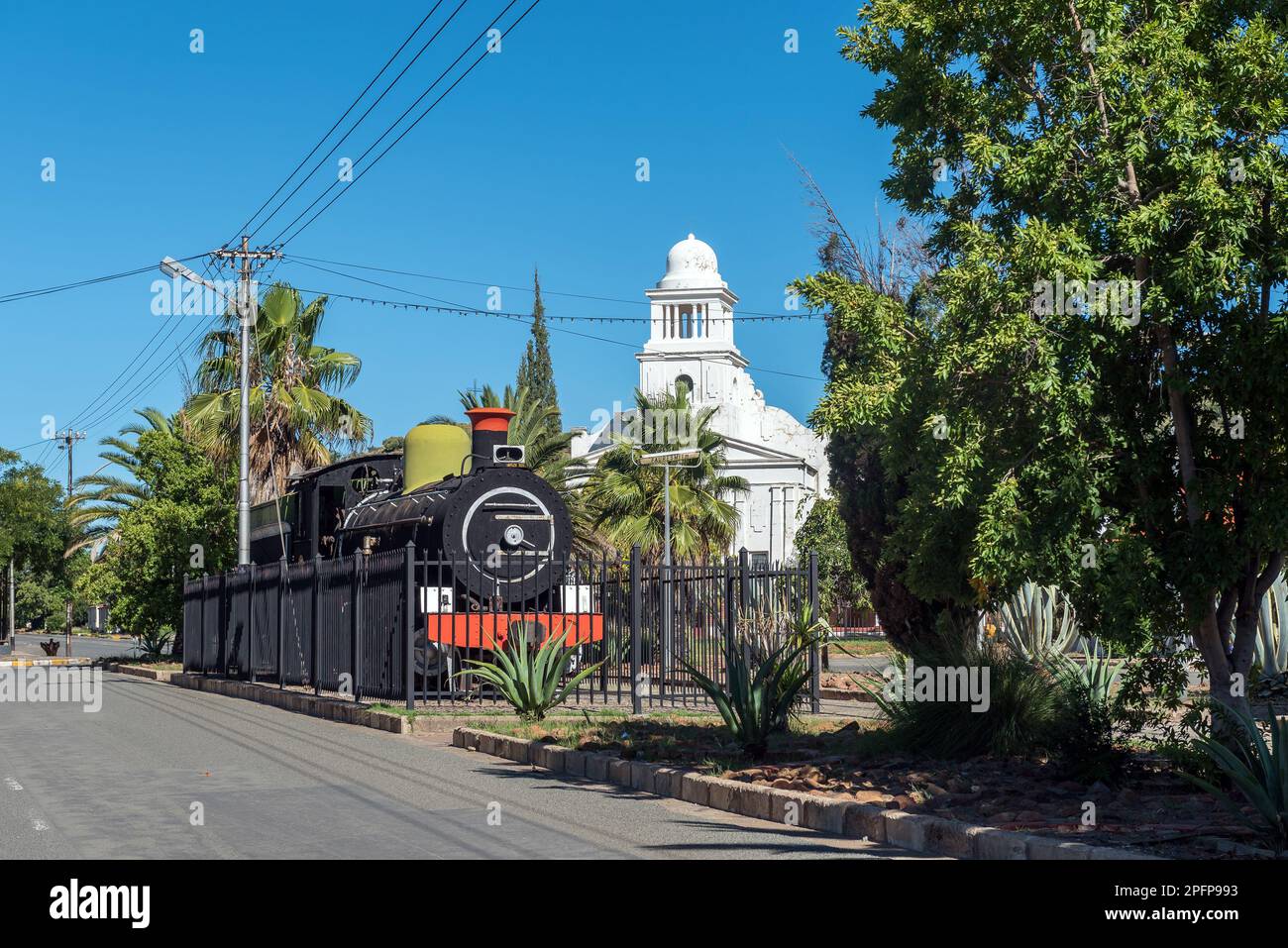 Fauresmith, South Africa - Feb 21, 2023: Historic steam locomotive in ...