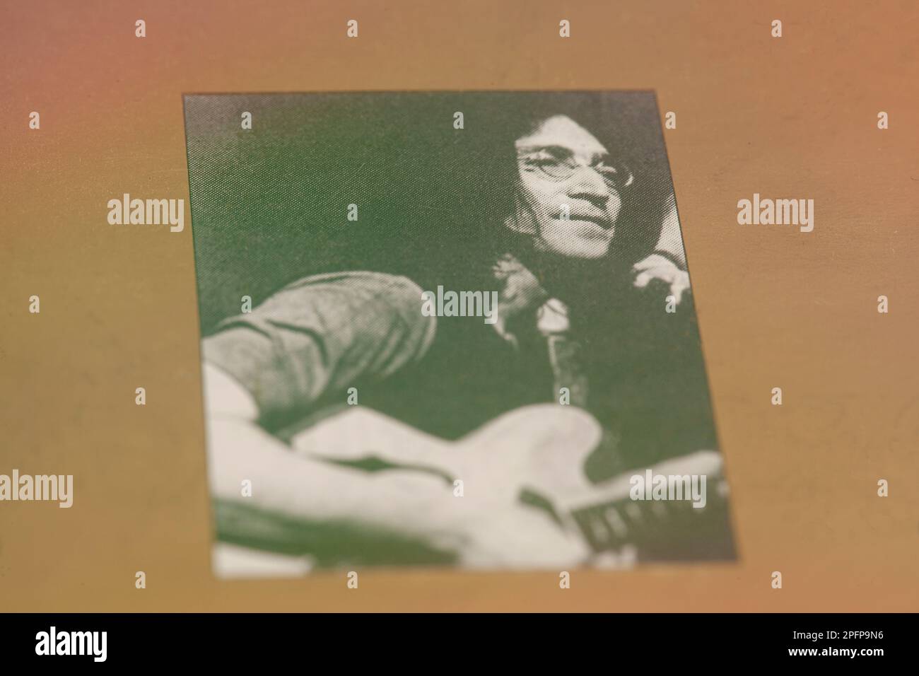 Moscow, Russia, 18 March 2023: portrait of John lennon on the cover of ...