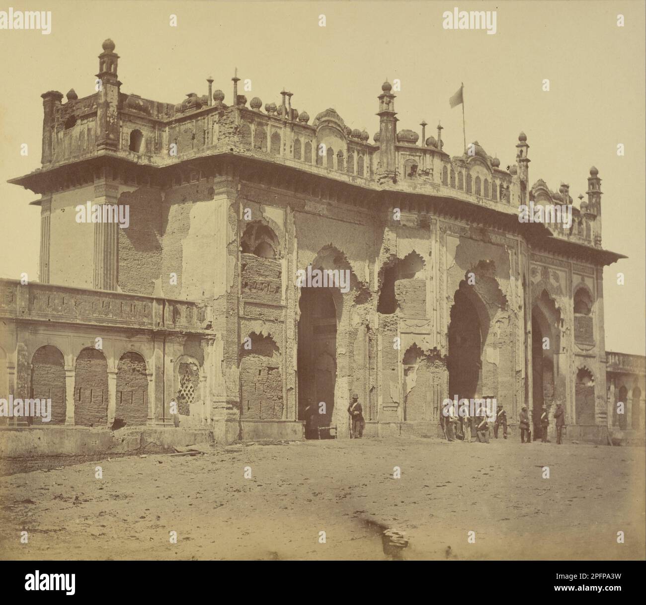 Gate of Senah Iaman Bari 1858 by Felice Beato Stock Photo - Alamy