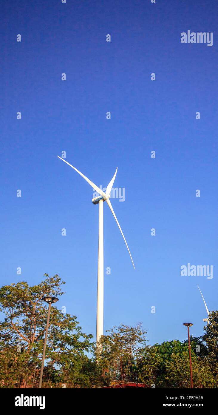 A wind turbine is a wind turbine that takes the kinetic energy from the ...