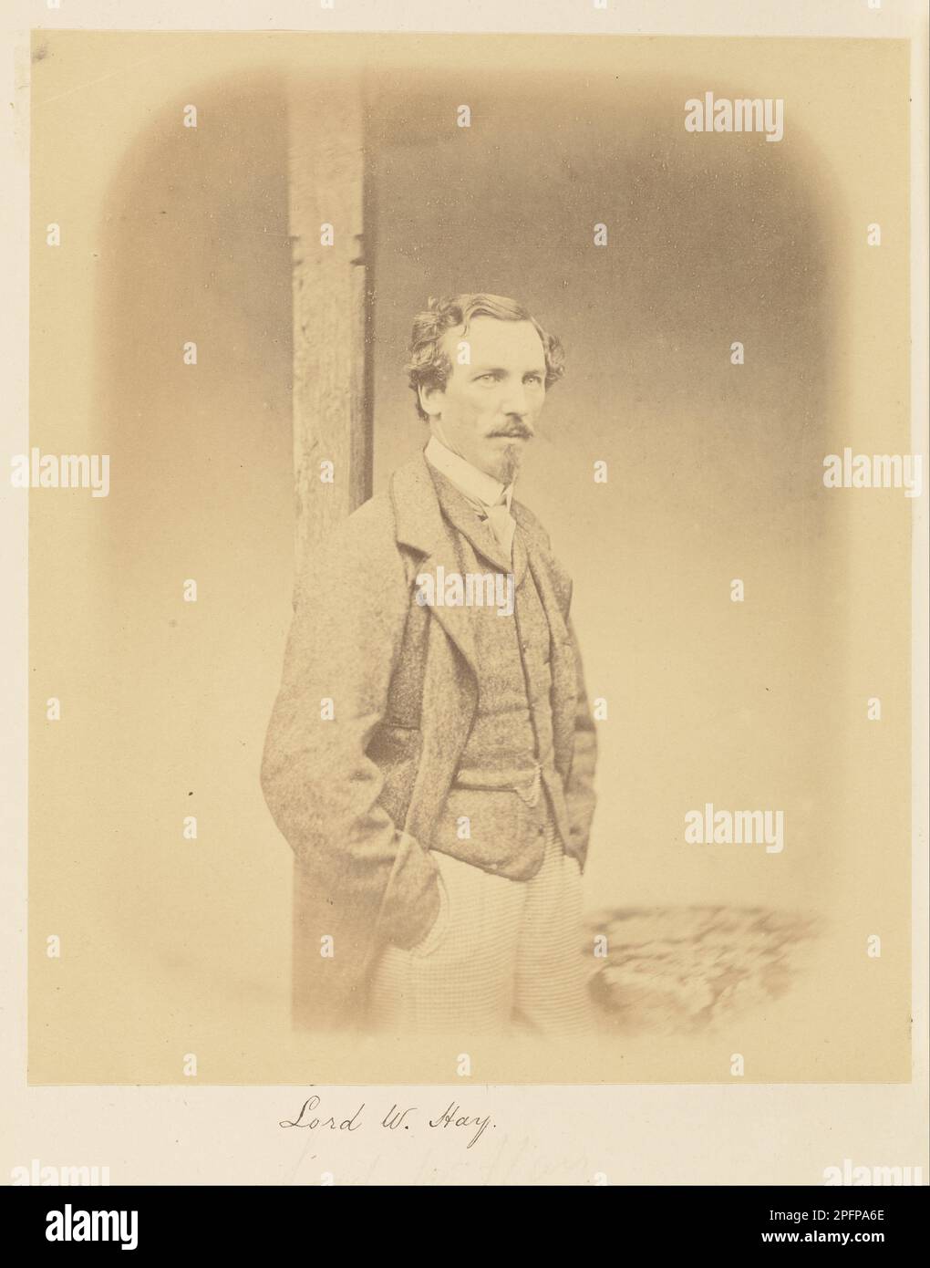 Lord W. Hay 1858 - 1859 by Felice Beato Stock Photo - Alamy