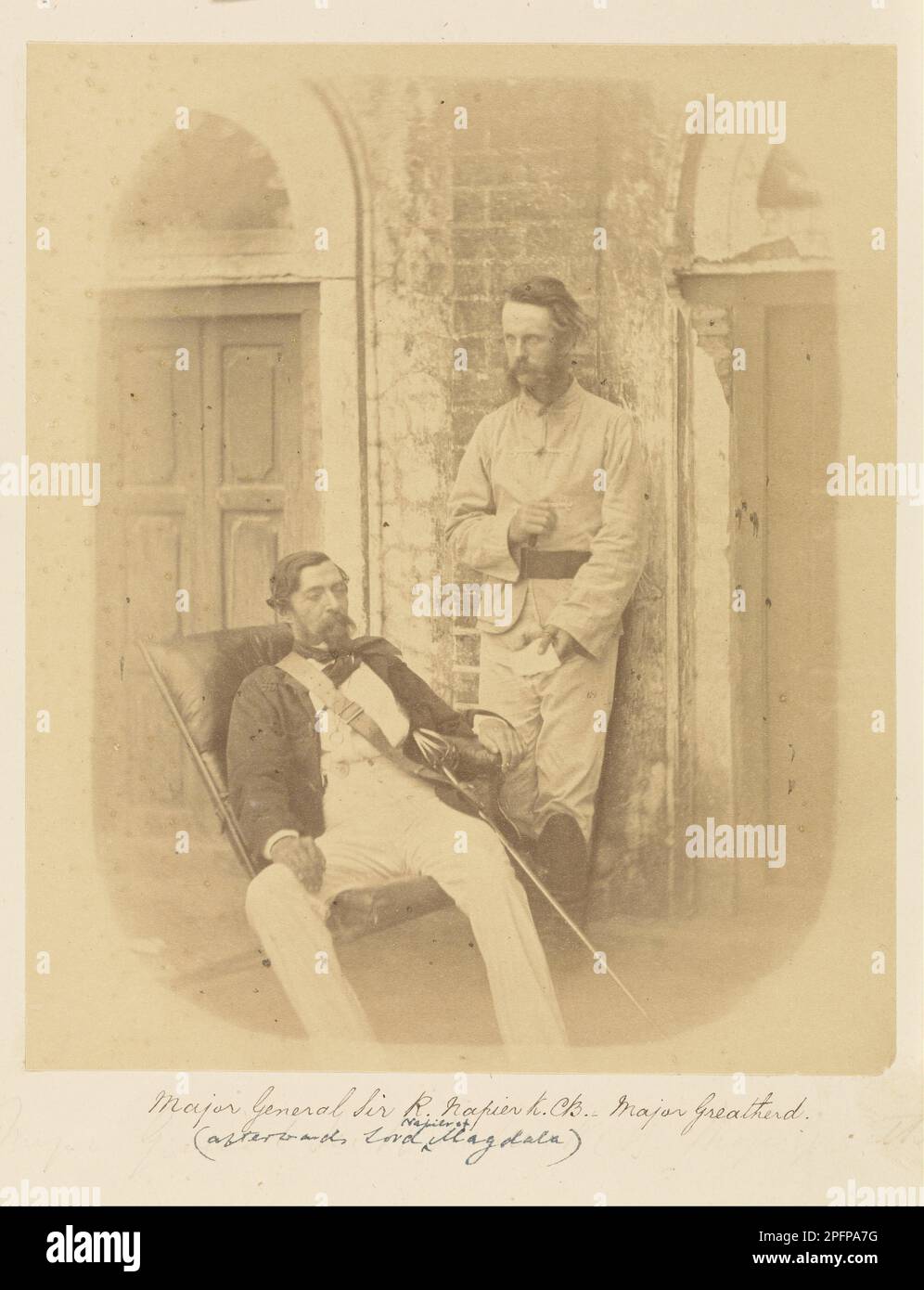 Major-General Sir R. Napier, K.C.B., and Major Greatherd 1858 - 1859 by ...