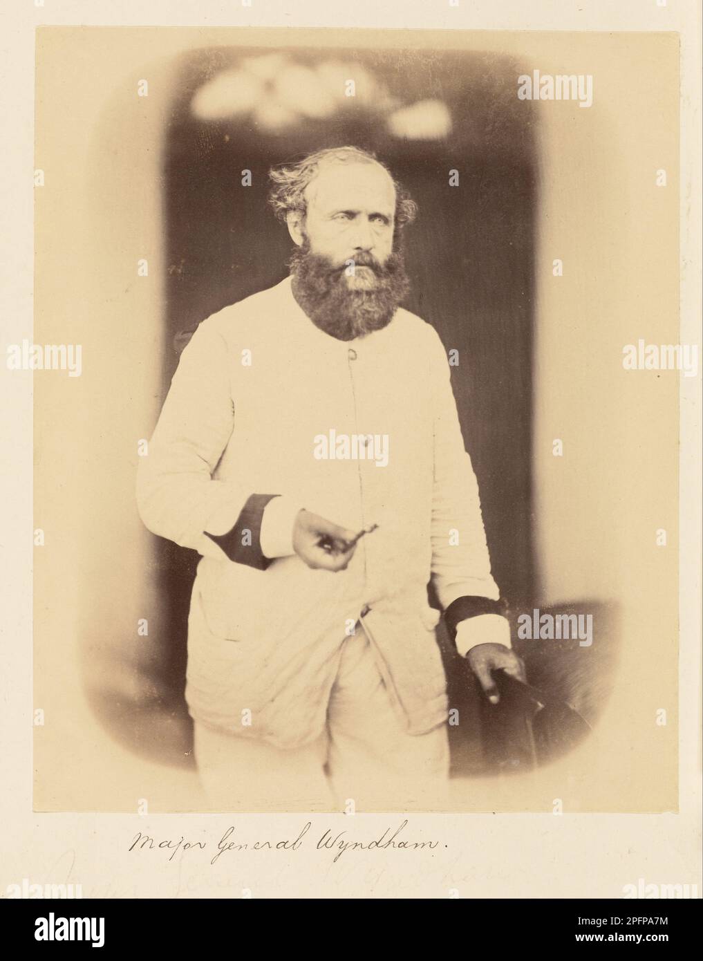 Major-General Wyndham 1858 - 1859 by Felice Beato Stock Photo - Alamy