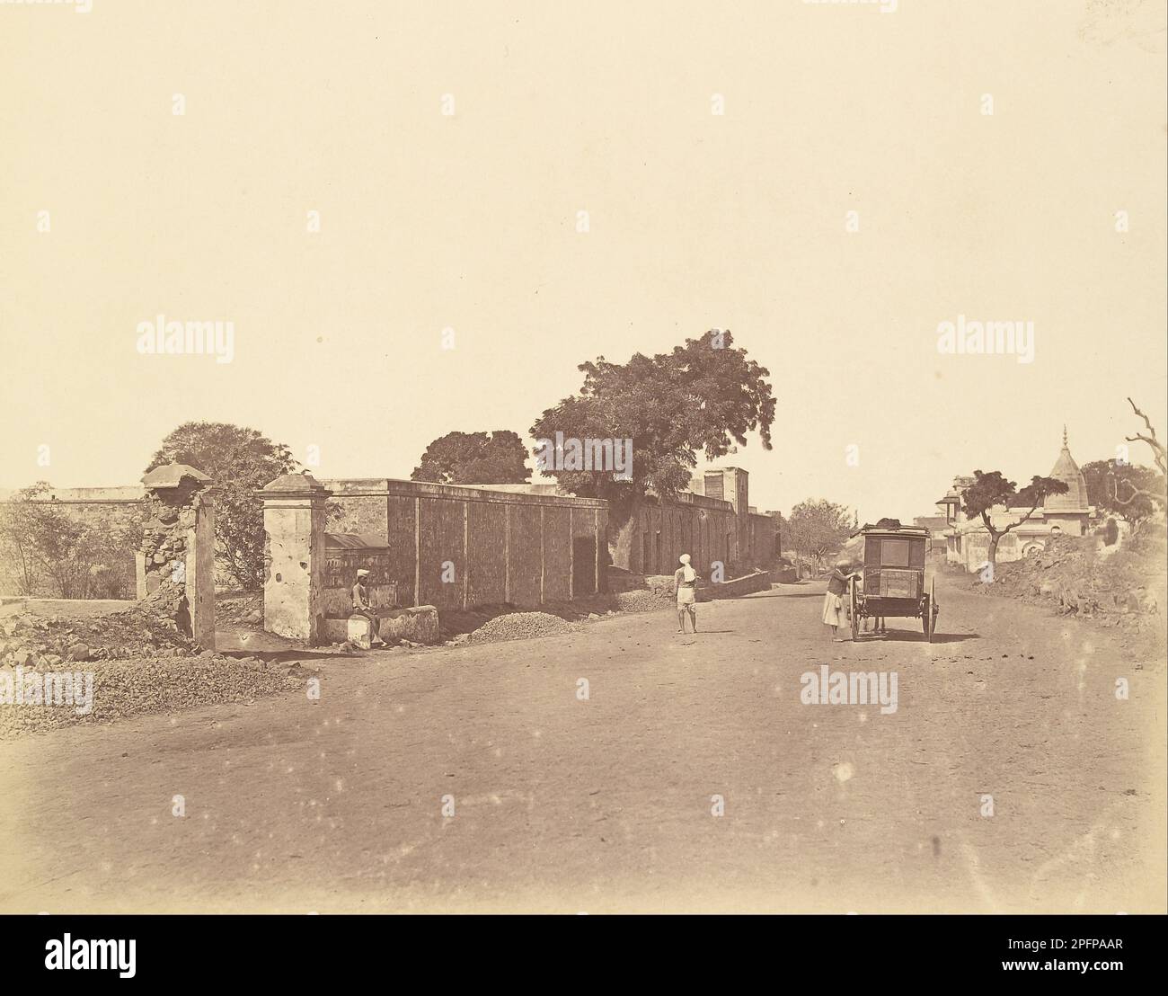 Subzeemunder Picquet 1858 by Felice Beato Stock Photo - Alamy