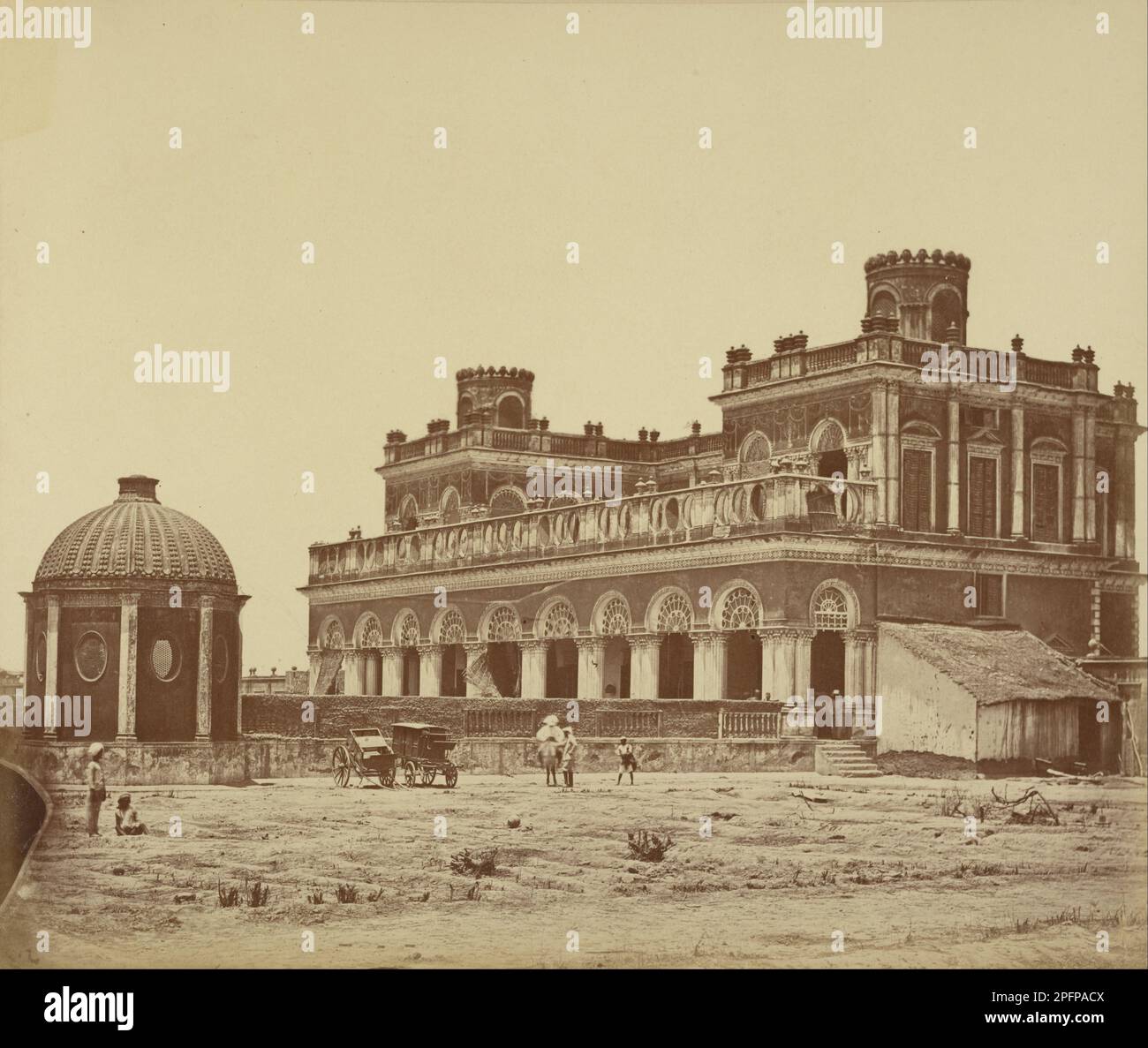 The Musabagh April 1858 by Felice Beato Stock Photo - Alamy