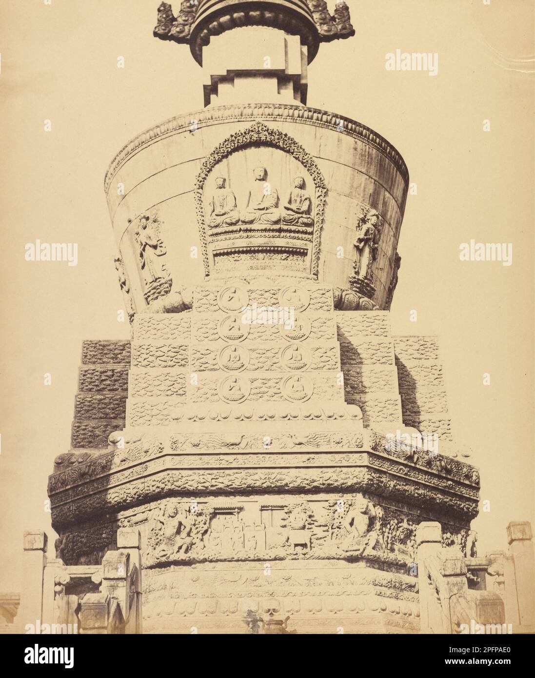 Architectural View of the Lama Temple near Pekin, October 1860 by ...
