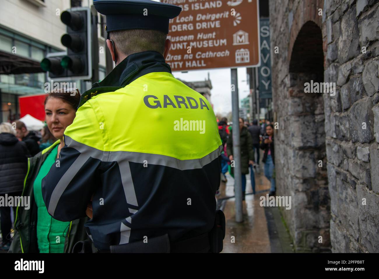 Garda police vest hi-res stock photography and images - Alamy