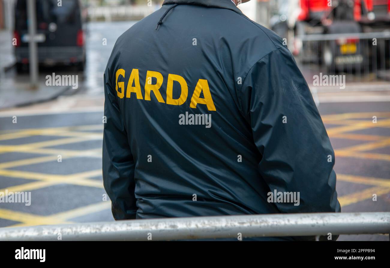 Garda police vest hi-res stock photography and images - Alamy