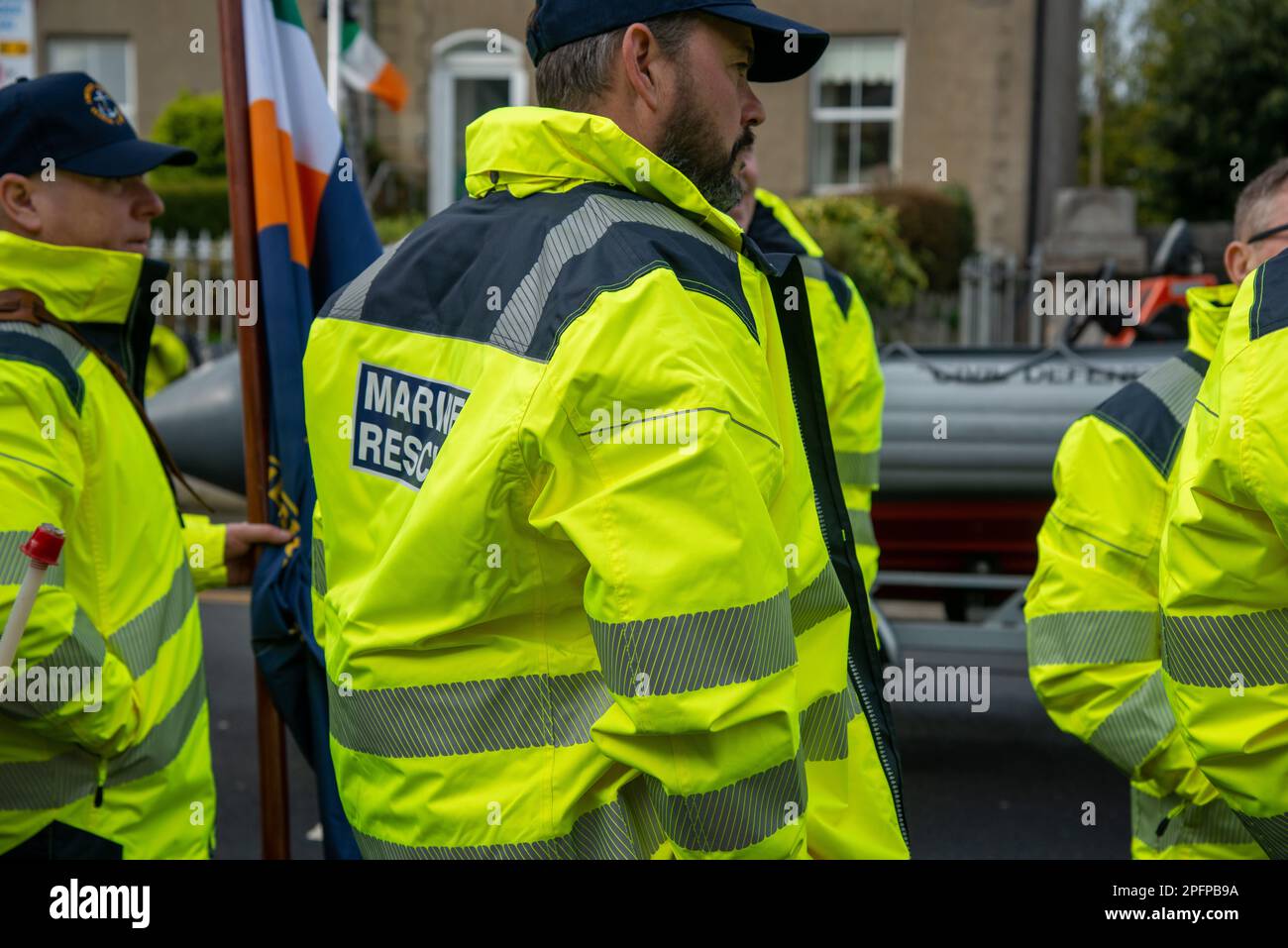 Garda at work during Patrick day in Limerick Ireland Stock Photo - Alamy