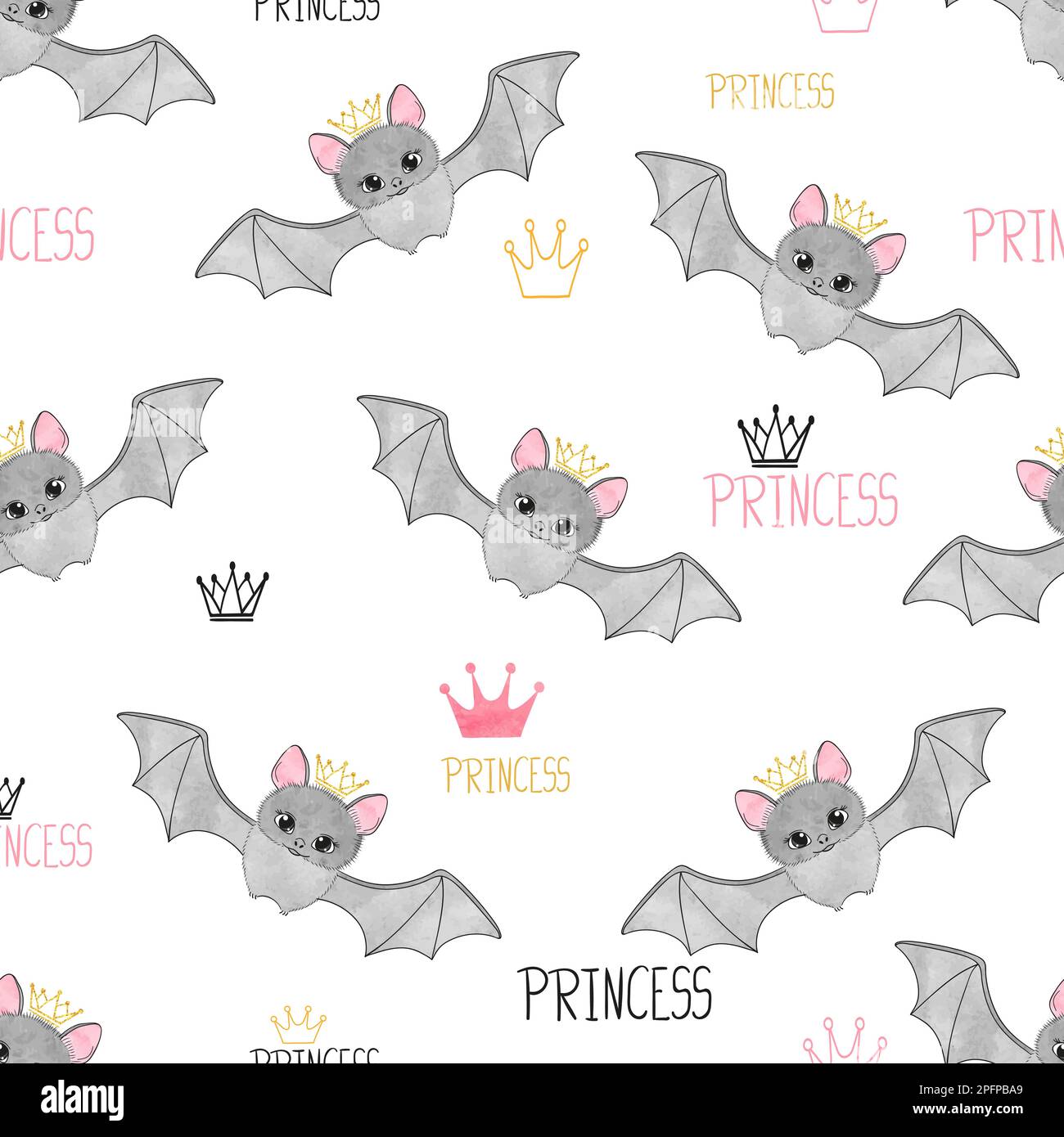 Flying bat baby Stock Vector Images - Alamy