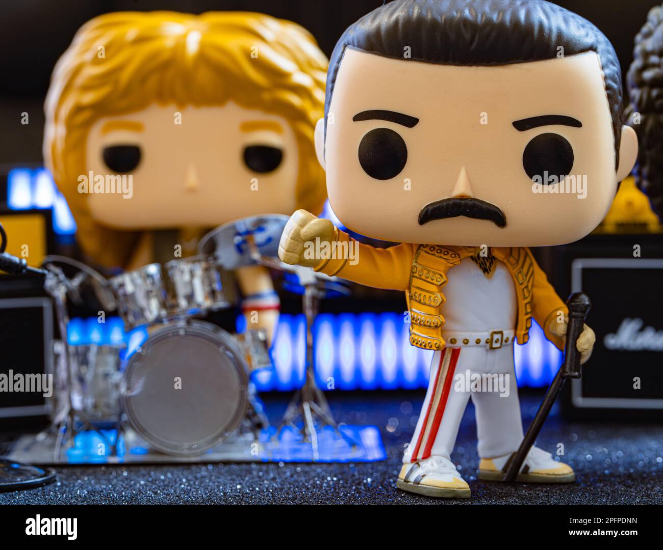 Washington, U.S. - December 27, 2022: Funko POP vinyl figures of Queen ...