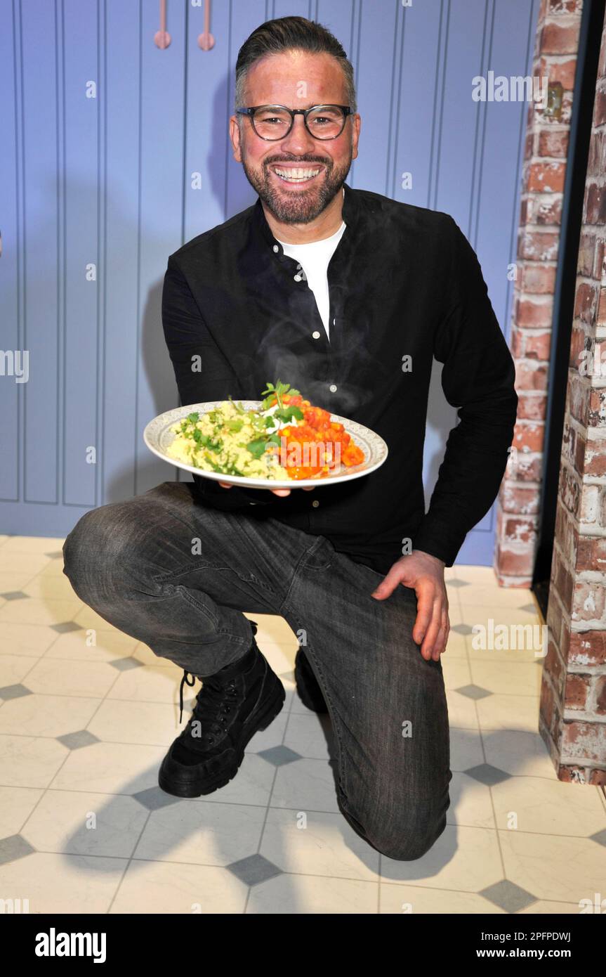 London UK . 17th March 2023. Chef, Dean Edwards at The Ideal Home Show ...