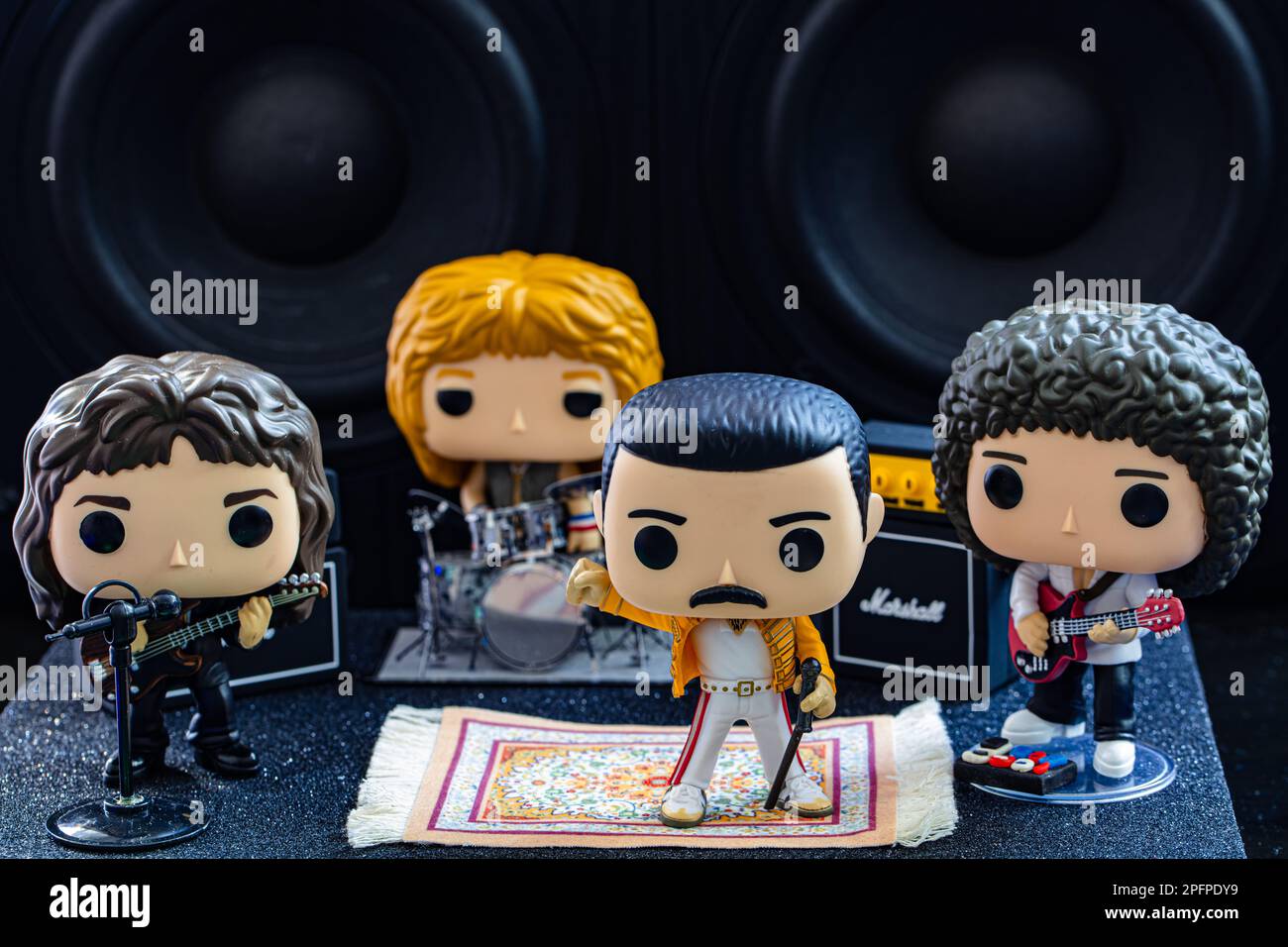 Washington, U.S. - December 27, 2022: Funko POP vinyl figures of Queen ...